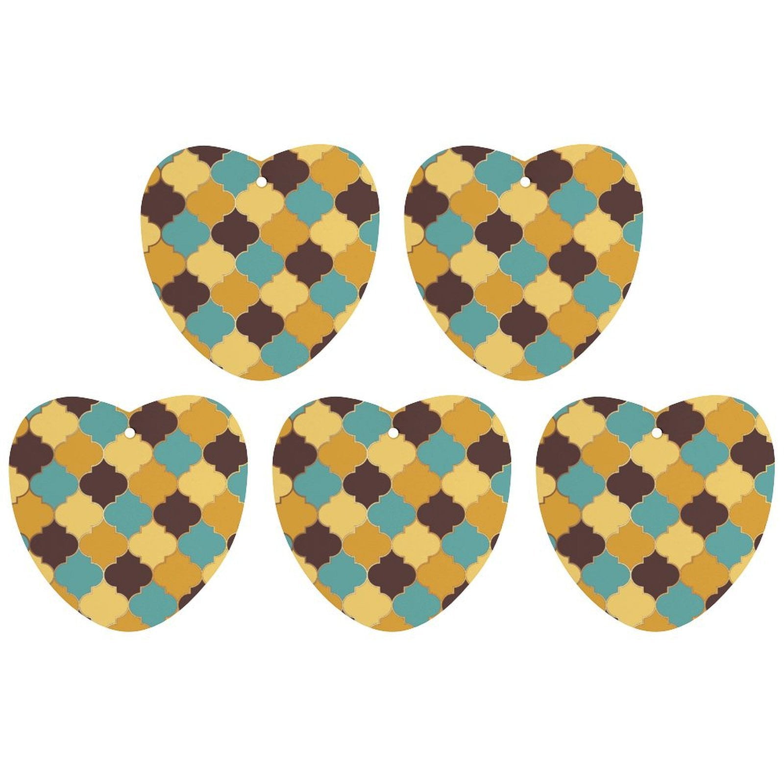 5 Pcek Car Aromatherapy Tablet Fragrance Rich Light Easy To Hang For ...