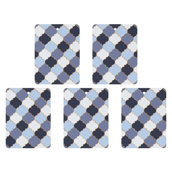 5 Pcek Car Aromatherapy Tablet Fragrance Rich Light Easy To Hang For ...