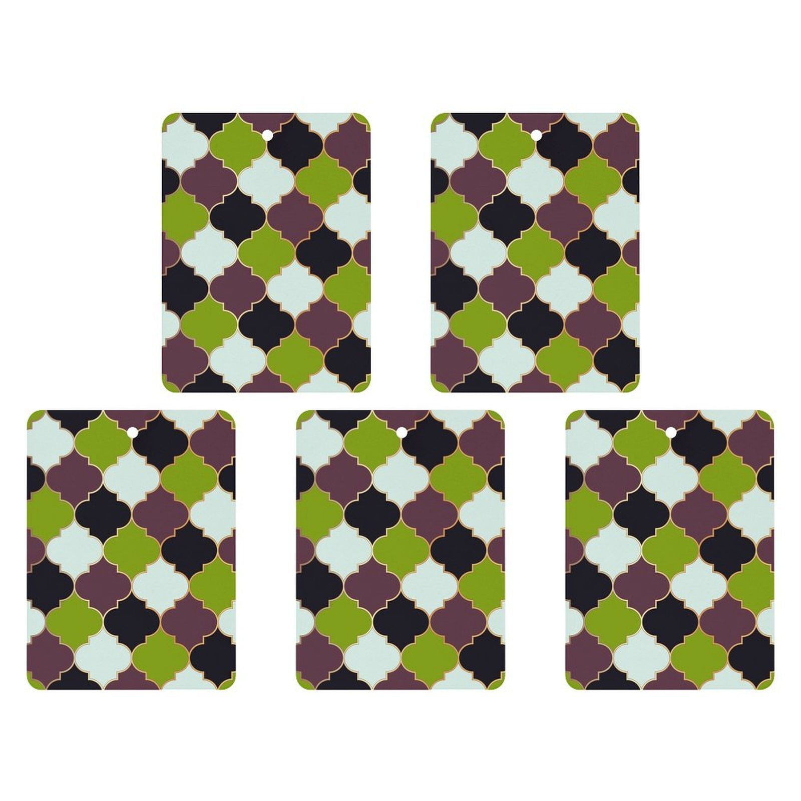 5 Pcek Car Aromatherapy Tablet Fragrance Rich Light Easy To Hang For ...