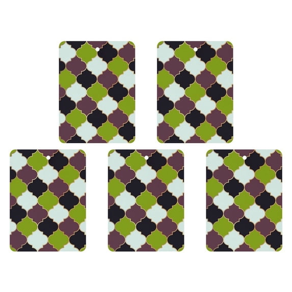 5 Pcek Car Aromatherapy Tablet Fragrance Rich Light Easy To Hang For ...