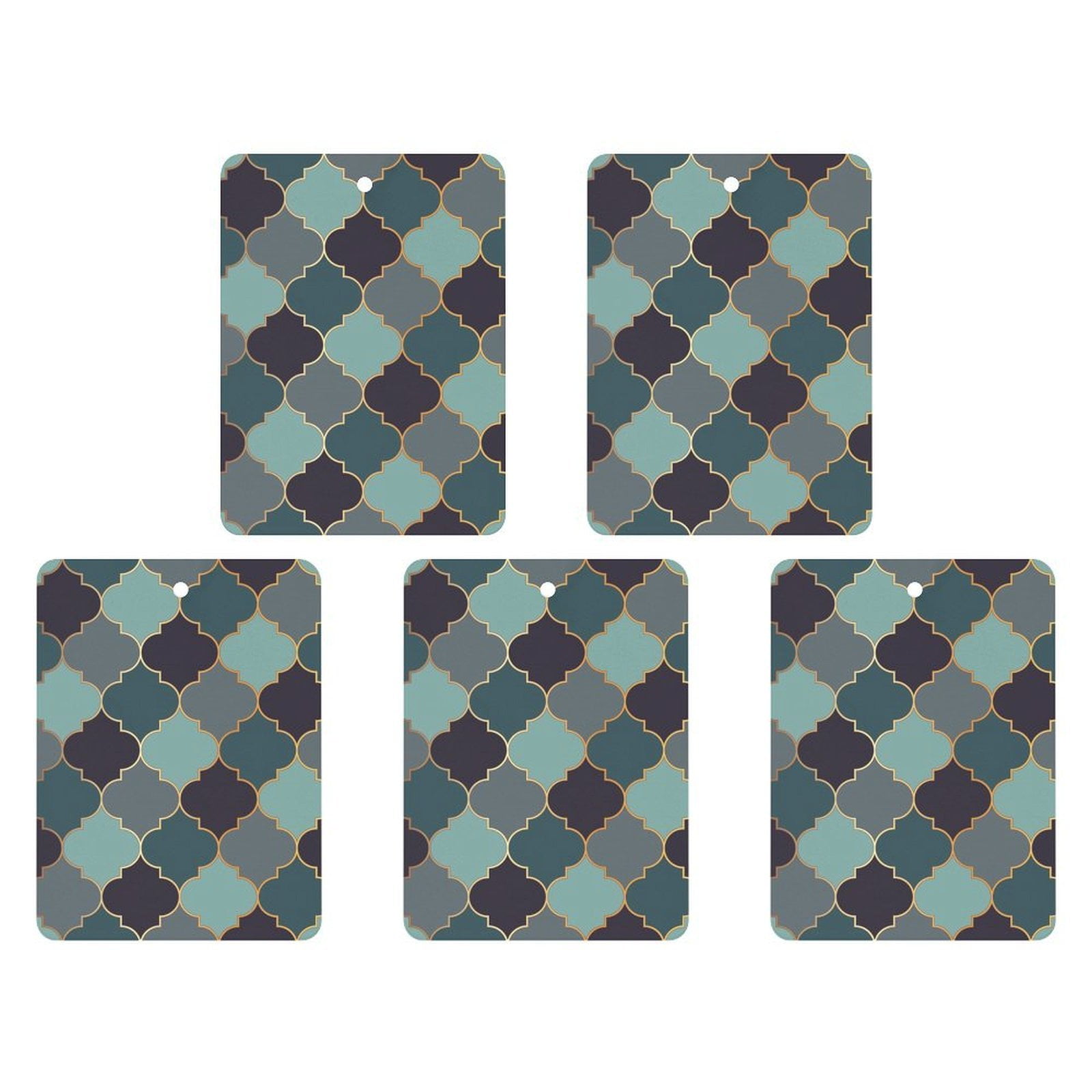 5 Pcek Car Aromatherapy Tablet Fragrance Rich Light Easy To Hang For ...