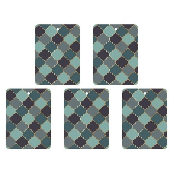 5 Pcek Car Aromatherapy Tablet Fragrance Rich Light Easy To Hang For ...