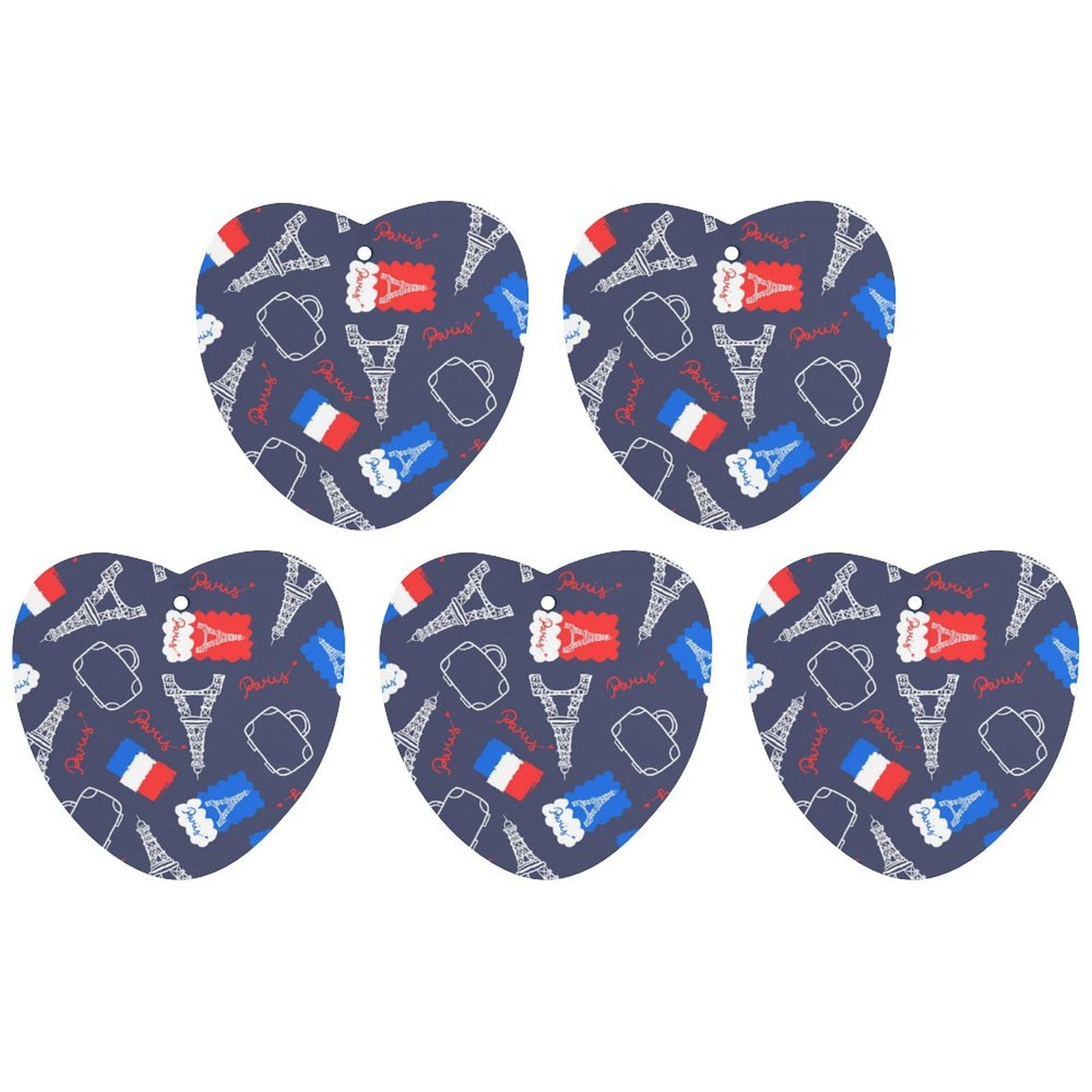 5 Pcek Car Aromatherapy Tablet Fragrance Rich Light Easy To Hang For ...