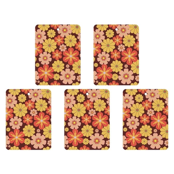 5 Pcek Car Aromatherapy Tablet Fragrance Rich Light Easy To Hang For ...