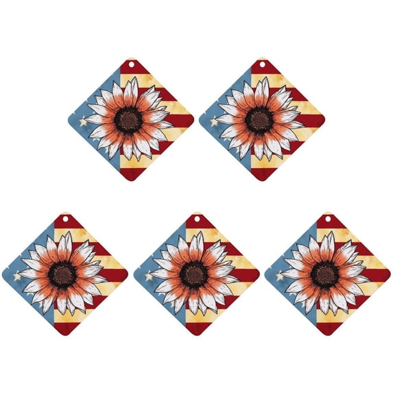 5 Pcek Car Aromatherapy Tablet Fragrance Rich Light Easy To Hang For ...