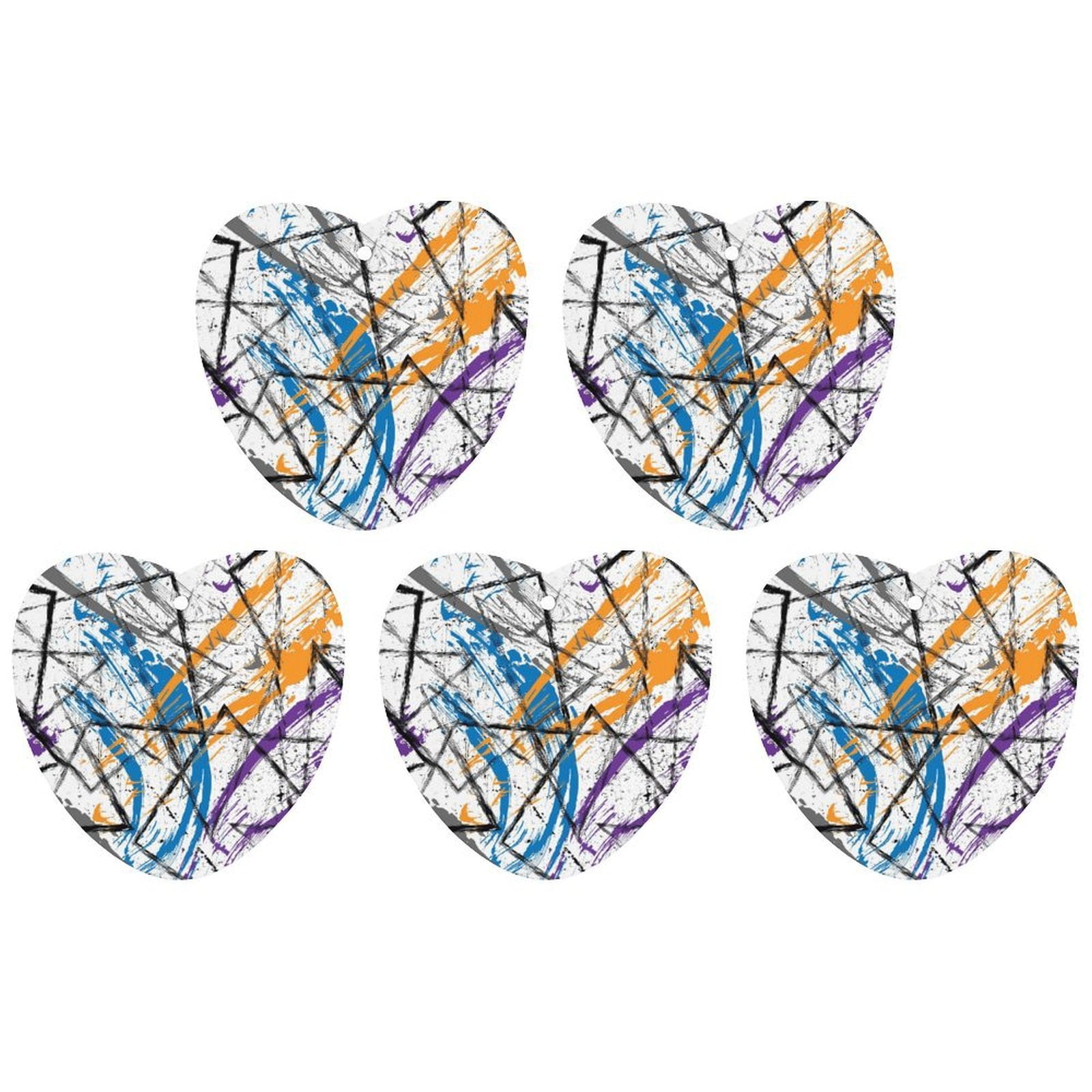 5 Pcek Car Aromatherapy Tablet Fragrance Rich Light Easy To Hang For ...