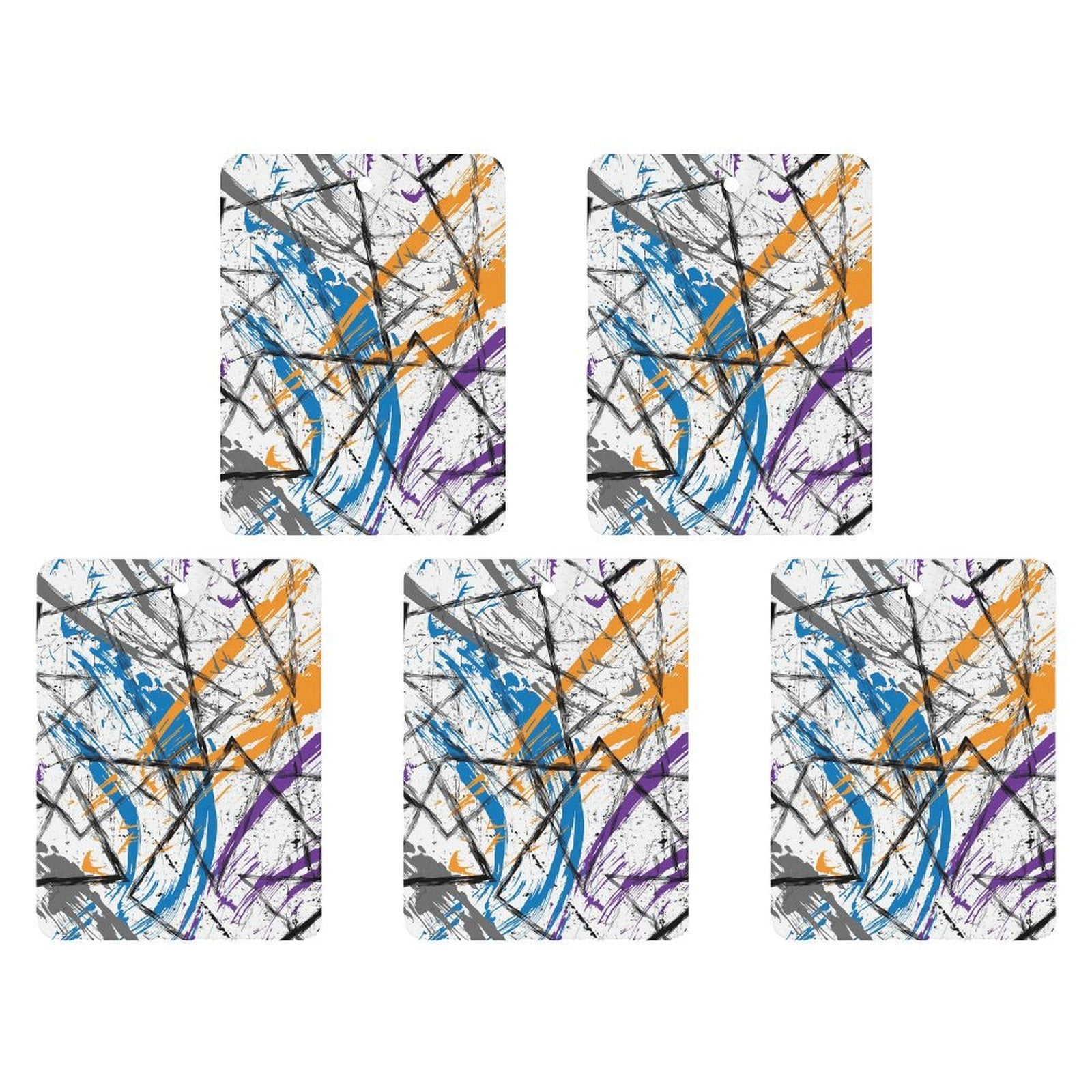 5 Pcek Car Aromatherapy Tablet Fragrance Rich Light Easy To Hang For ...