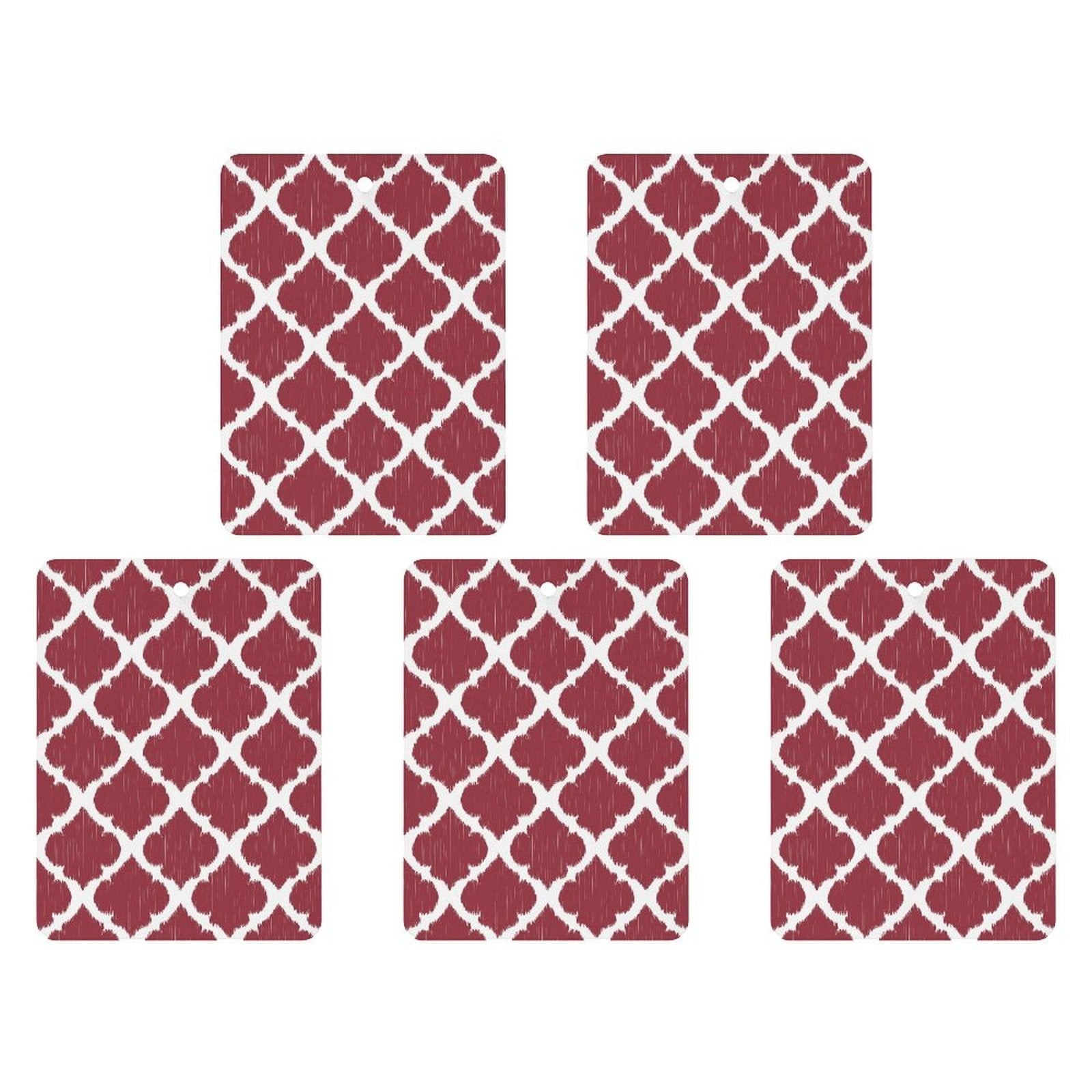 5 Pcek Car Aromatherapy Tablet Fragrance Rich Light Easy To Hang For ...