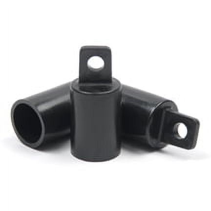 5 Pcs 1/2" Black Dowel End Caps No hardware needed! Simply press on and ...