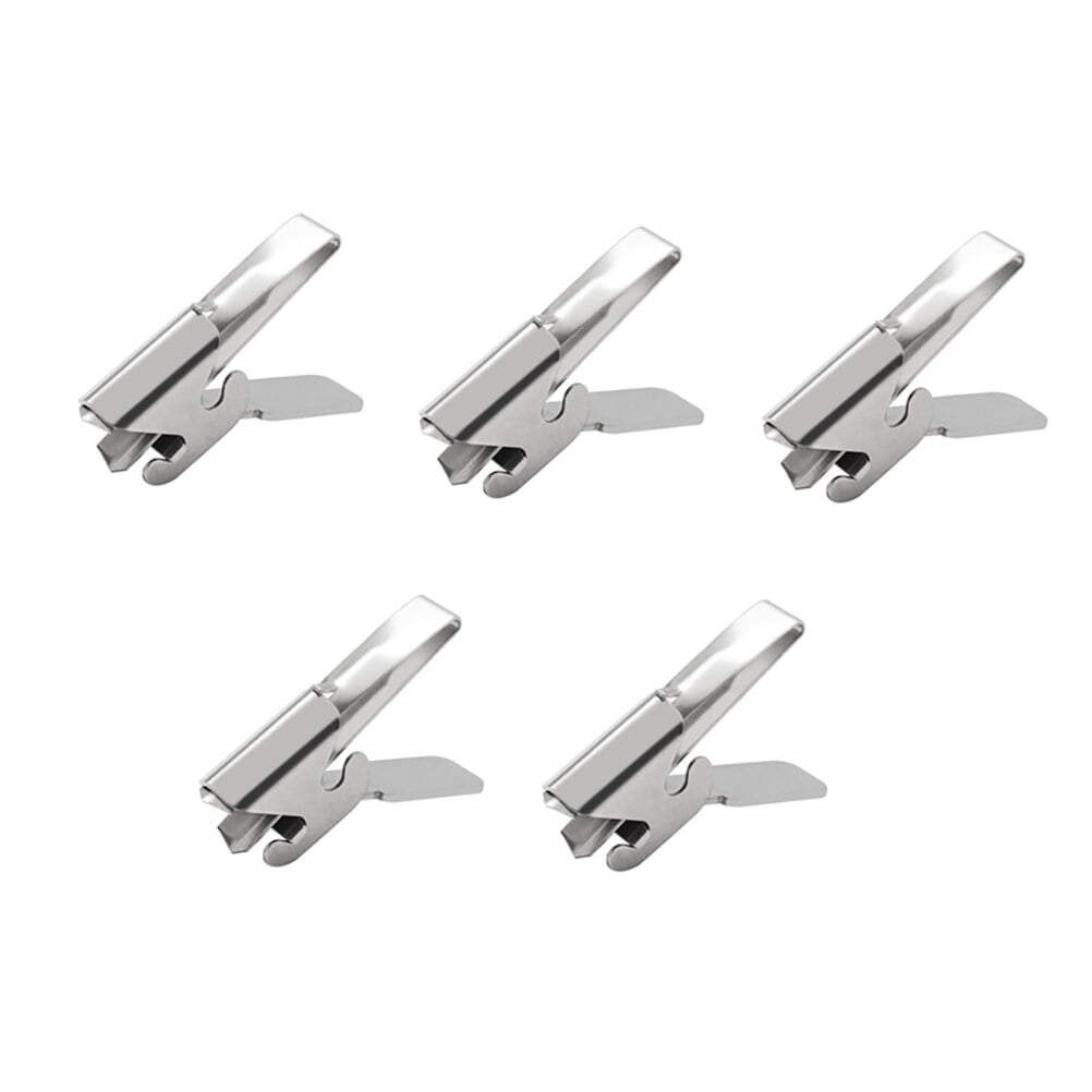 5 Pcs 1 Set Stainless Steel Sunflower Opening Nut Clips Silver ...