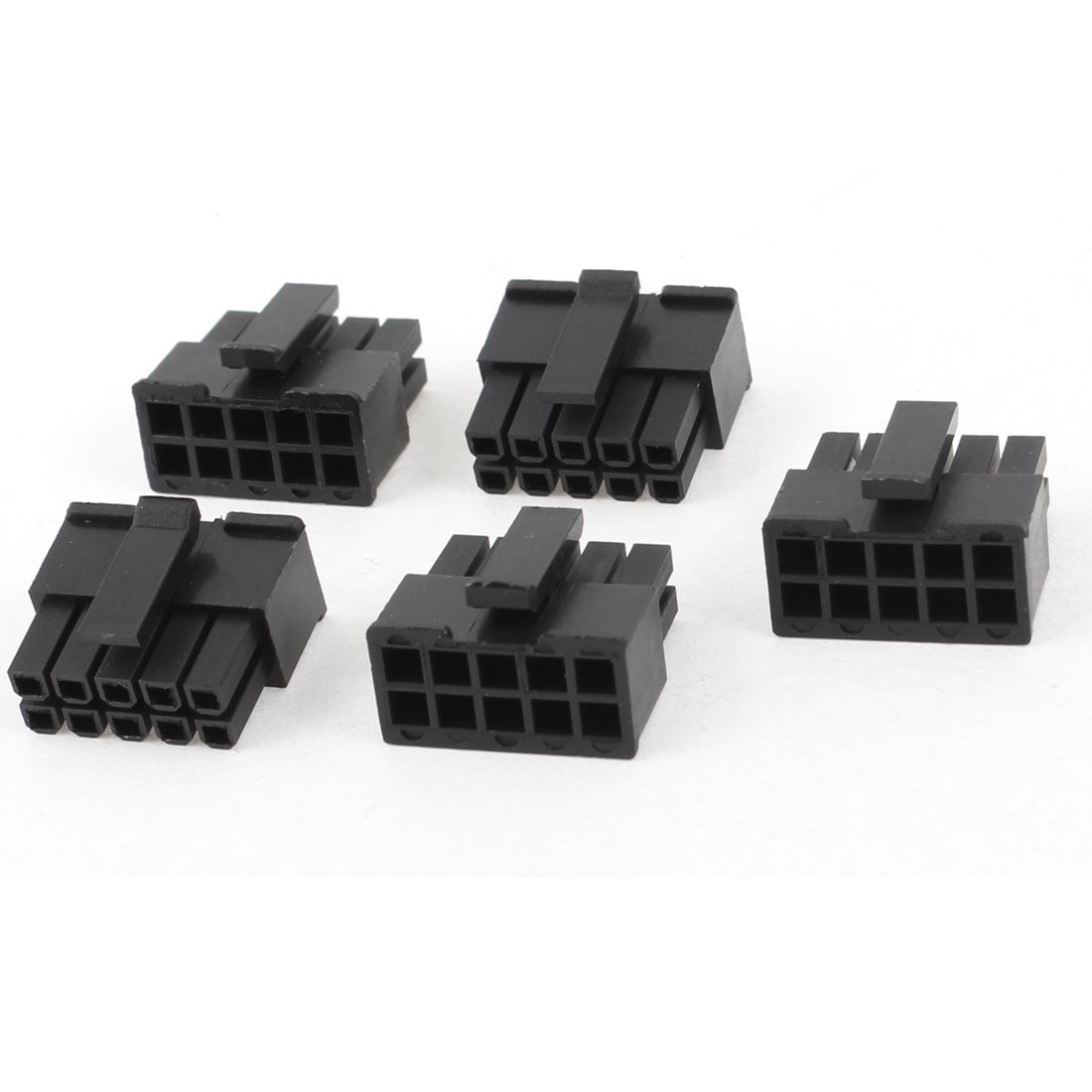 5 Pcs 10 Pin Male 3mm Pitch Slot Socket PSU PCB Board Car ATX Connector ...