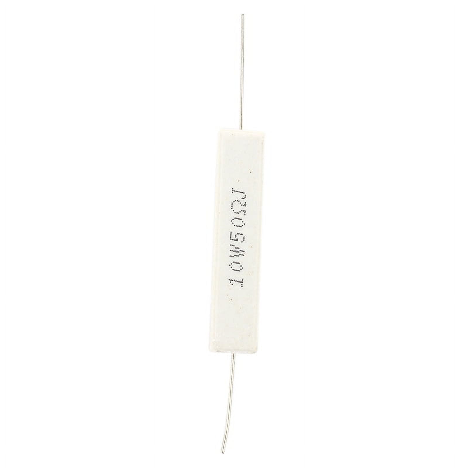 5 Pcs 10W 50 Ohm 5% Ceramic Cement Power Resistor 10 Watt - Walmart ...