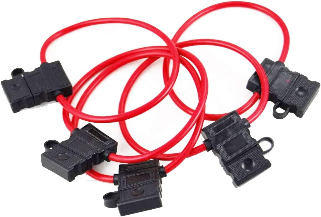 5 Pcs 12 Gauge ATC Heavy Duty Fuse Holder 12 Volt Automotive Copper ...