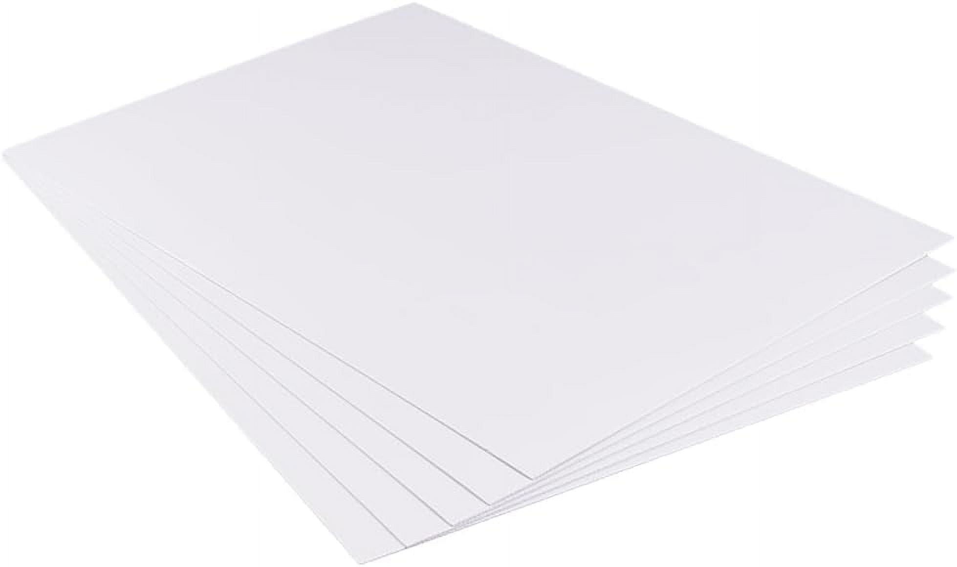 5 Pcs 1mm PVC Foam Sheet White Plastic Sheet 11.8x15.7 Inch Lightweight ...