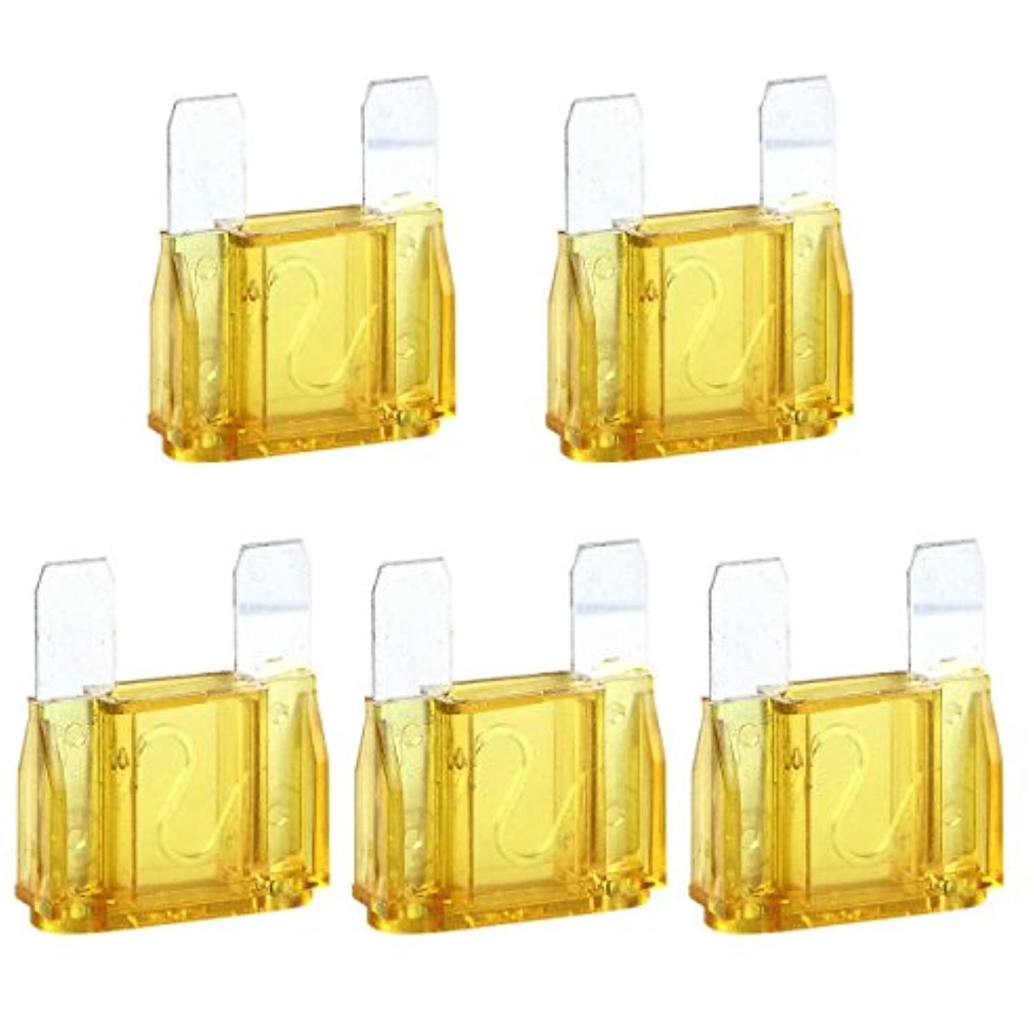 King Auto Parts 5 Pcs 20 Amp Maxi Fuse, Automotive Electrical Parts ...
