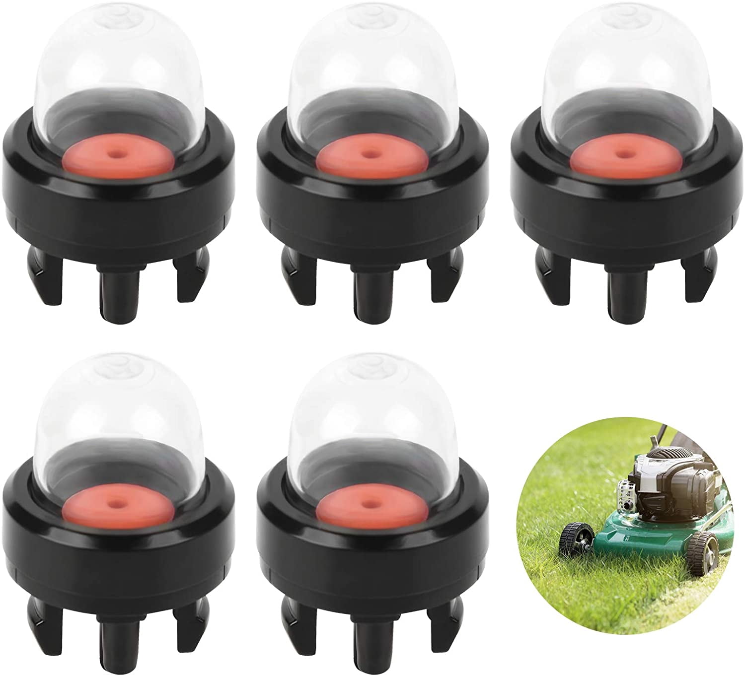 5 Pcs 21 x 32mm Fuel Primer Bulbs Brush Cutter Primer Pump Carburetor ...