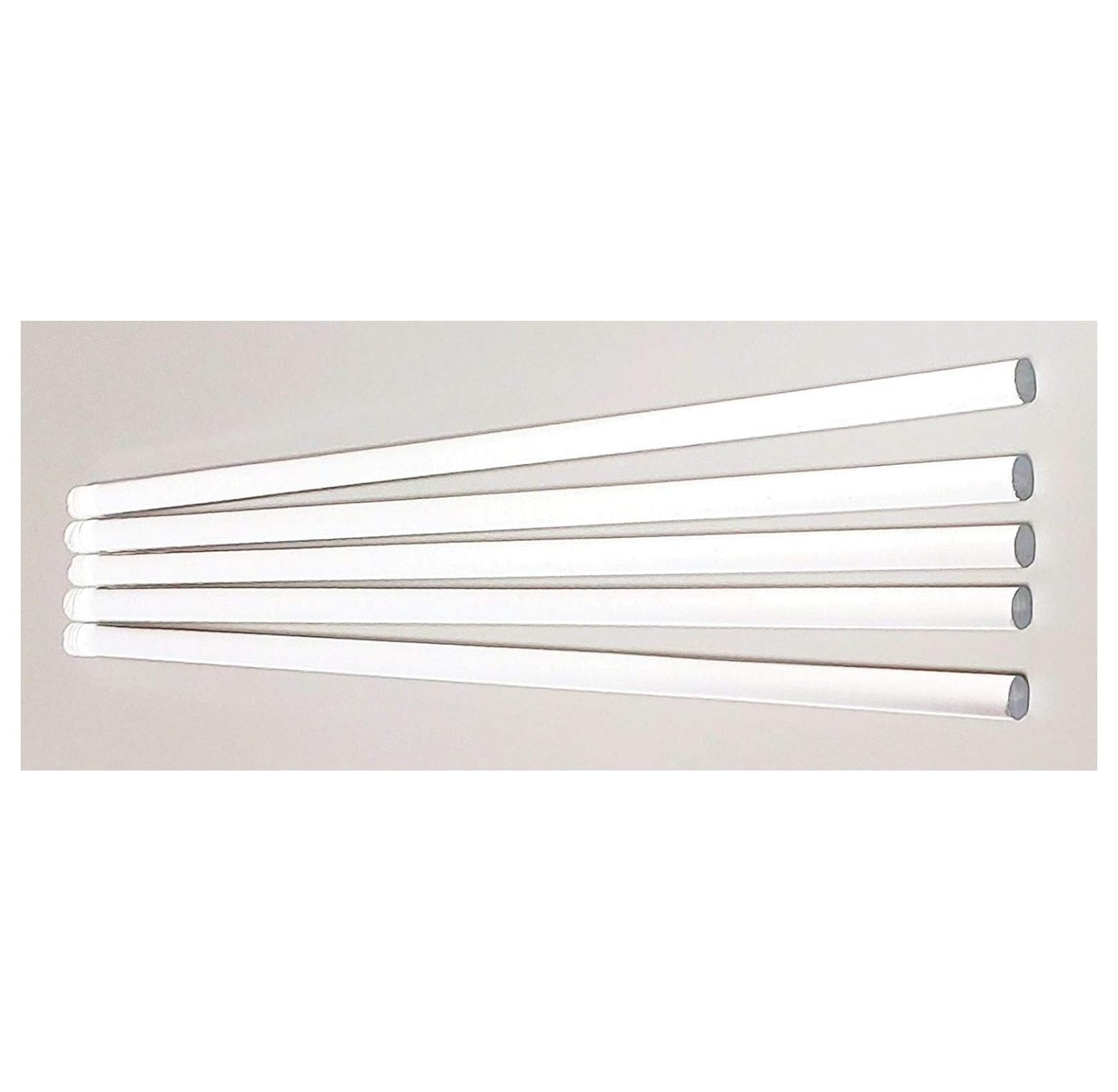 5 Pcs 3/8” Diameter x 24” INCH Long Clear Acrylic PLEXIGLASS Plastic ...