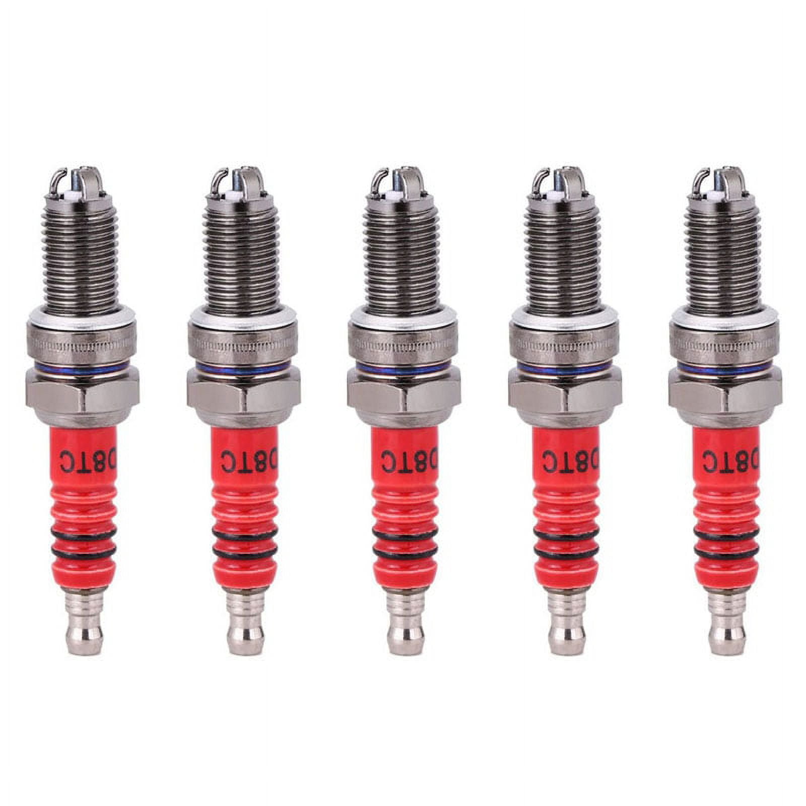 5 Pcs 3-Electrode Spark Plug D8TC for 125Cc 150Cc 200Cc 250Cc Scooter ...