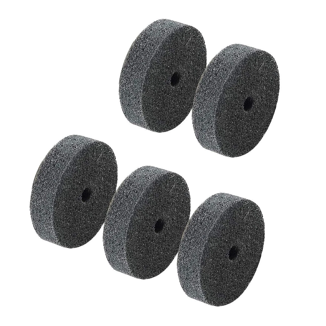 5 Pcs 3 Inch 75Mm Fiber Polishing Buffing Wheel Sanding Disc Fiber ...