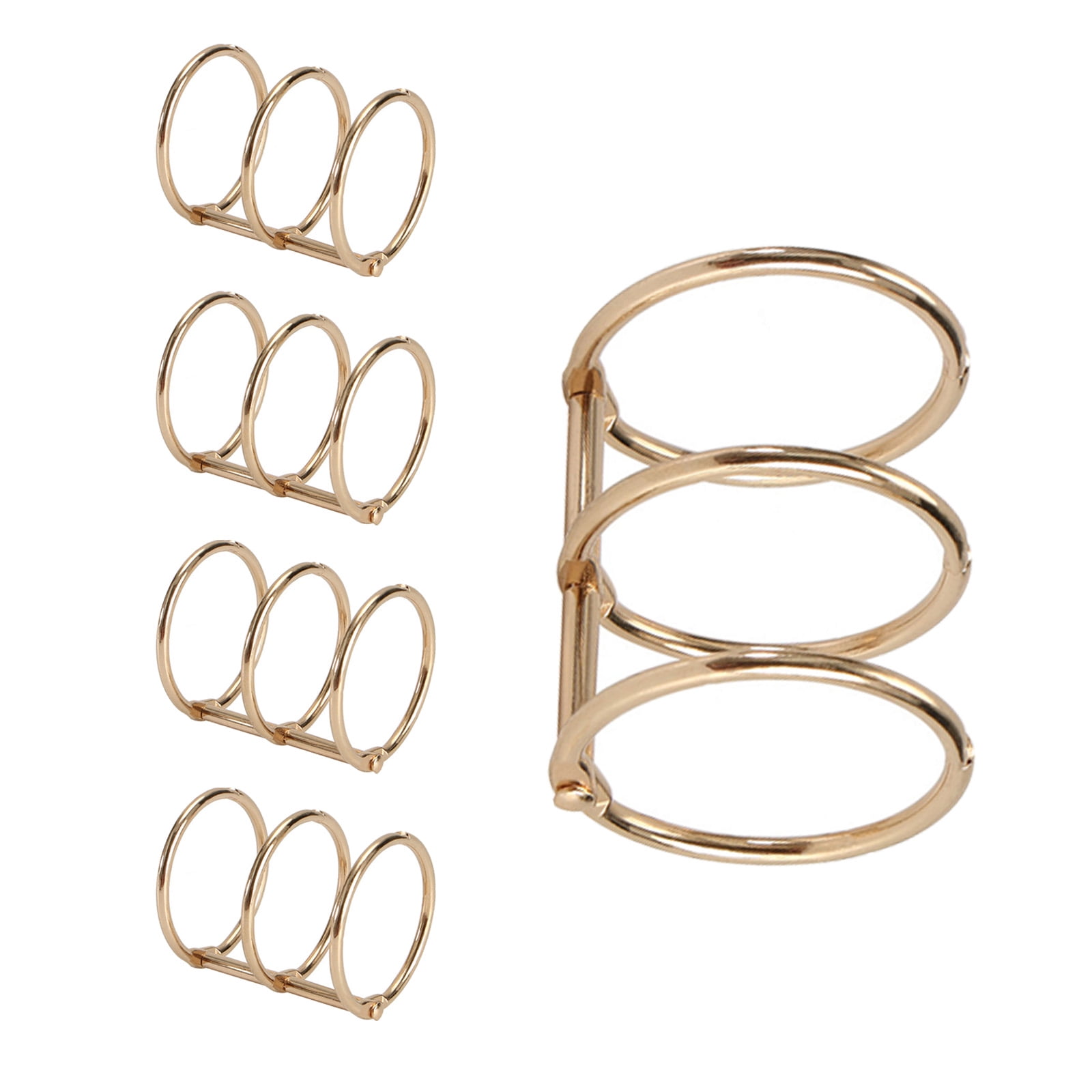 5 Pcs 3 Rings Book Rings 20/30mm Metal Binder Rings Practical Paper ...