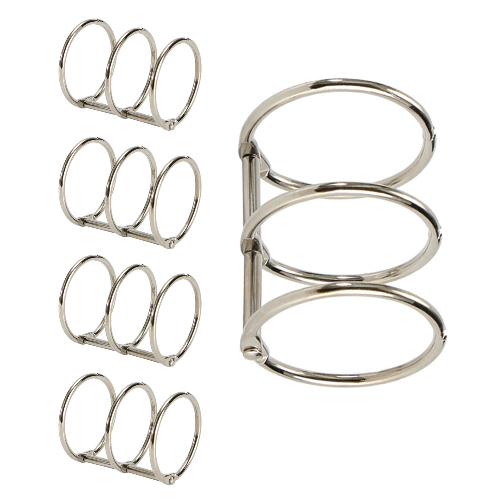 5 Pcs 3 Rings Book Rings 20/30mm Metal Binder Rings Practical Paper ...