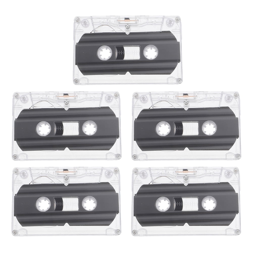 5 Pcs 30 Minute Blank Cassette Tape Outer Box Mini Tapes Plastic 10 ...