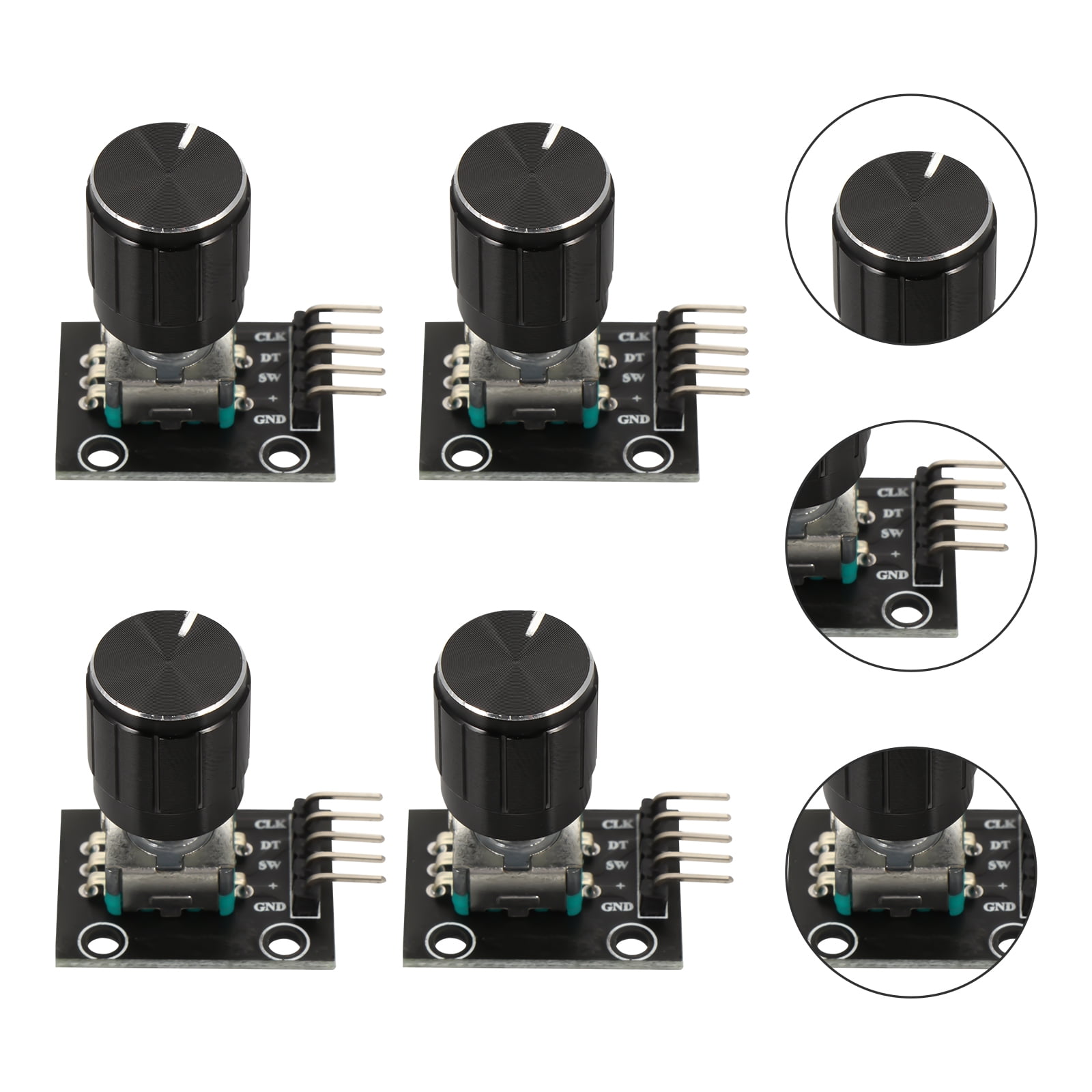 5 Pcs 360 Degrees Durable Rotary Encoder Module Brick Sensor with Pin ...