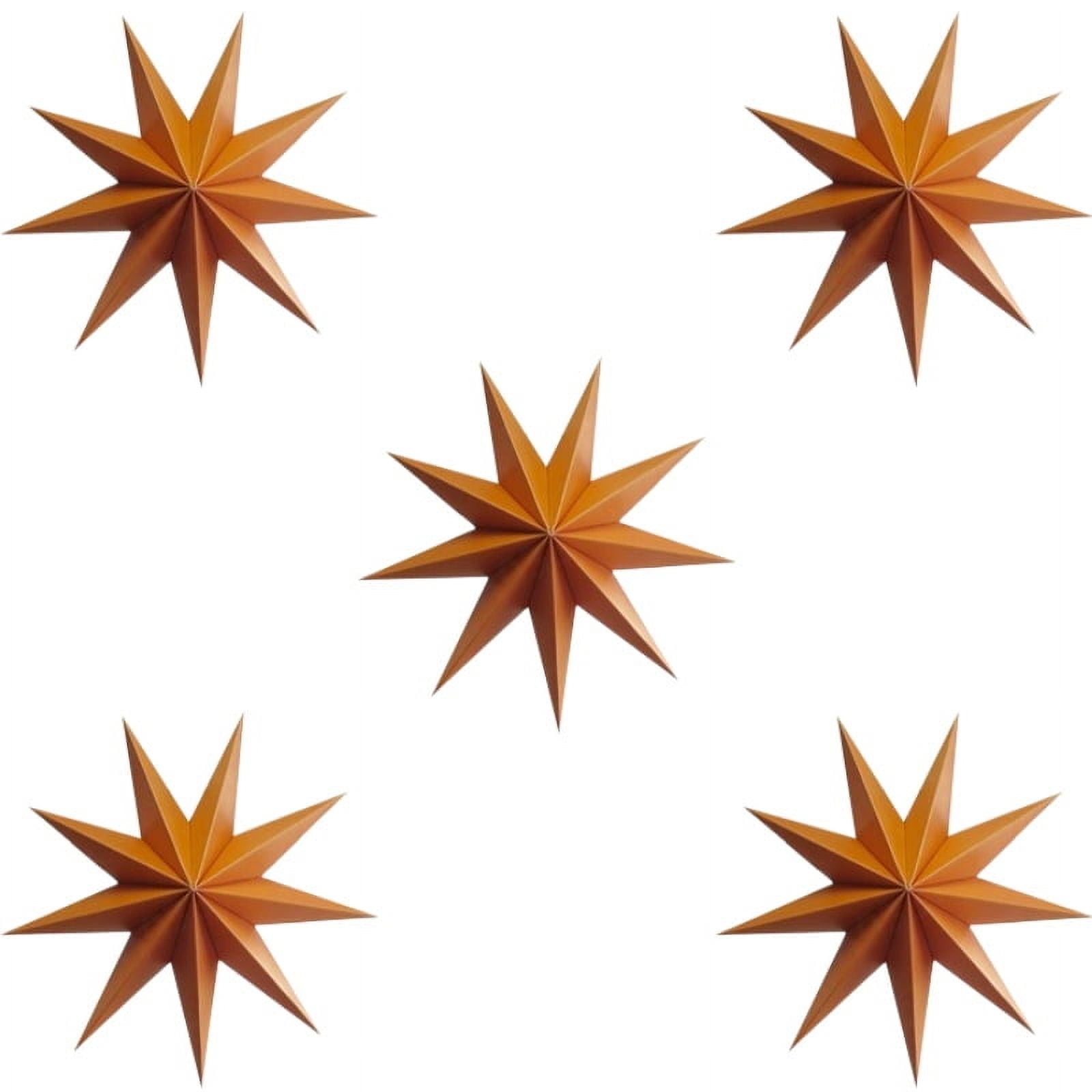 5 Pcs 3d 12" Large Paper Star Paper Stars, Versatile Decorations for ...