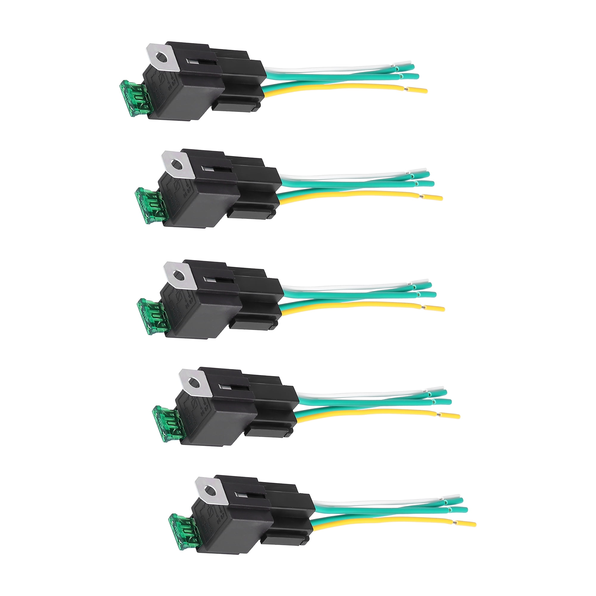 5 Pcs 4 Pin DC24V 30A Car Led Relay Universal Waterproof Relay Switch ...