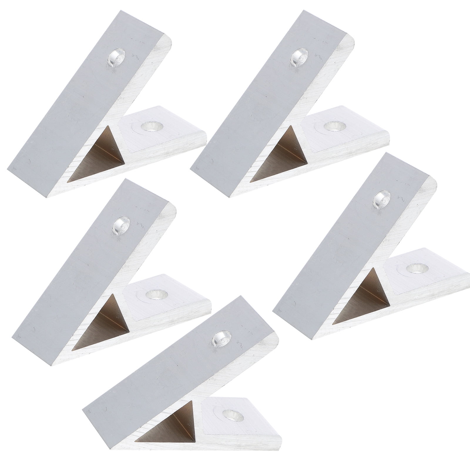 5 Pcs 45 Degree Bracket Angle Code Aluminum Corner Brackets Shelf Stand ...