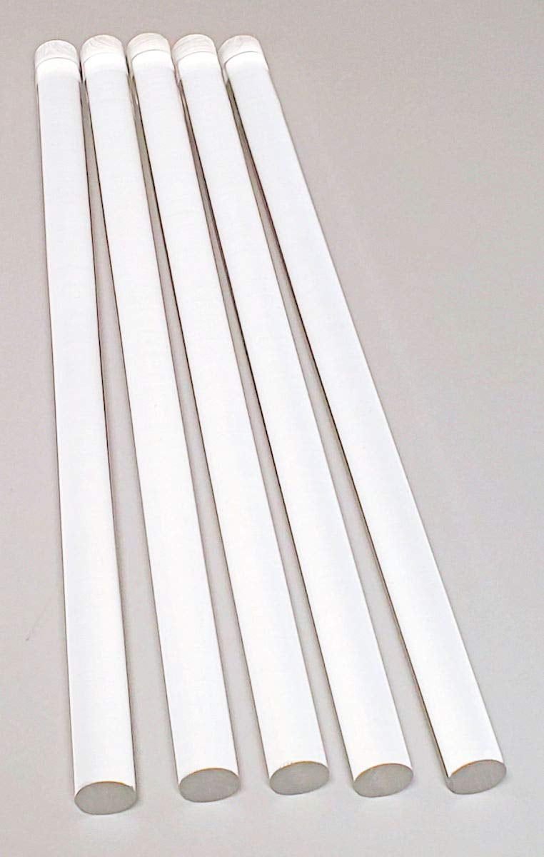 5 Pcs 5/8” Diameter x 12” INCH Long Clear Acrylic PLEXIGLASS Plastic ...