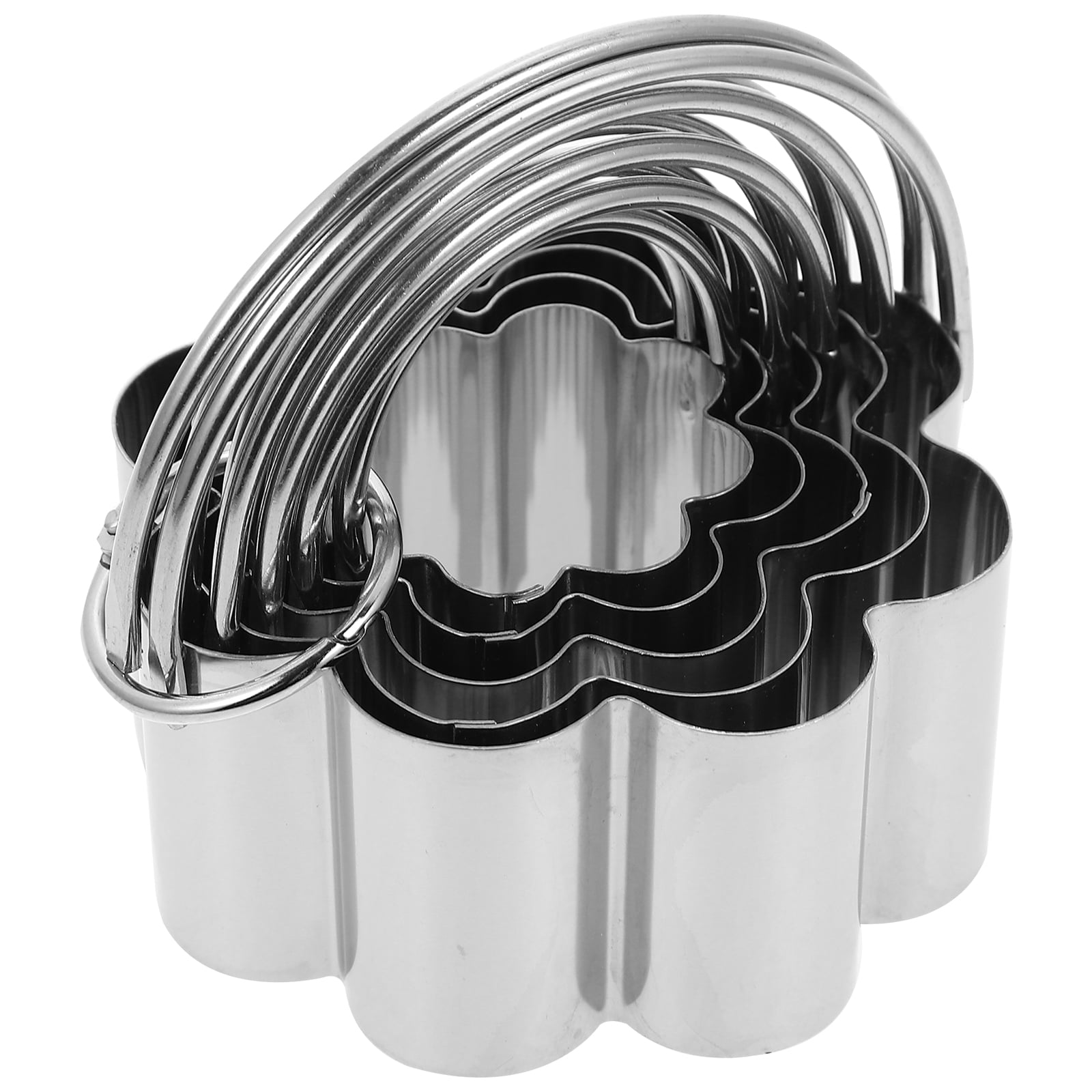 5 Pcs 5-piece Set of Mousse Rings Bakery Cookie Cutter Baking Tool ...