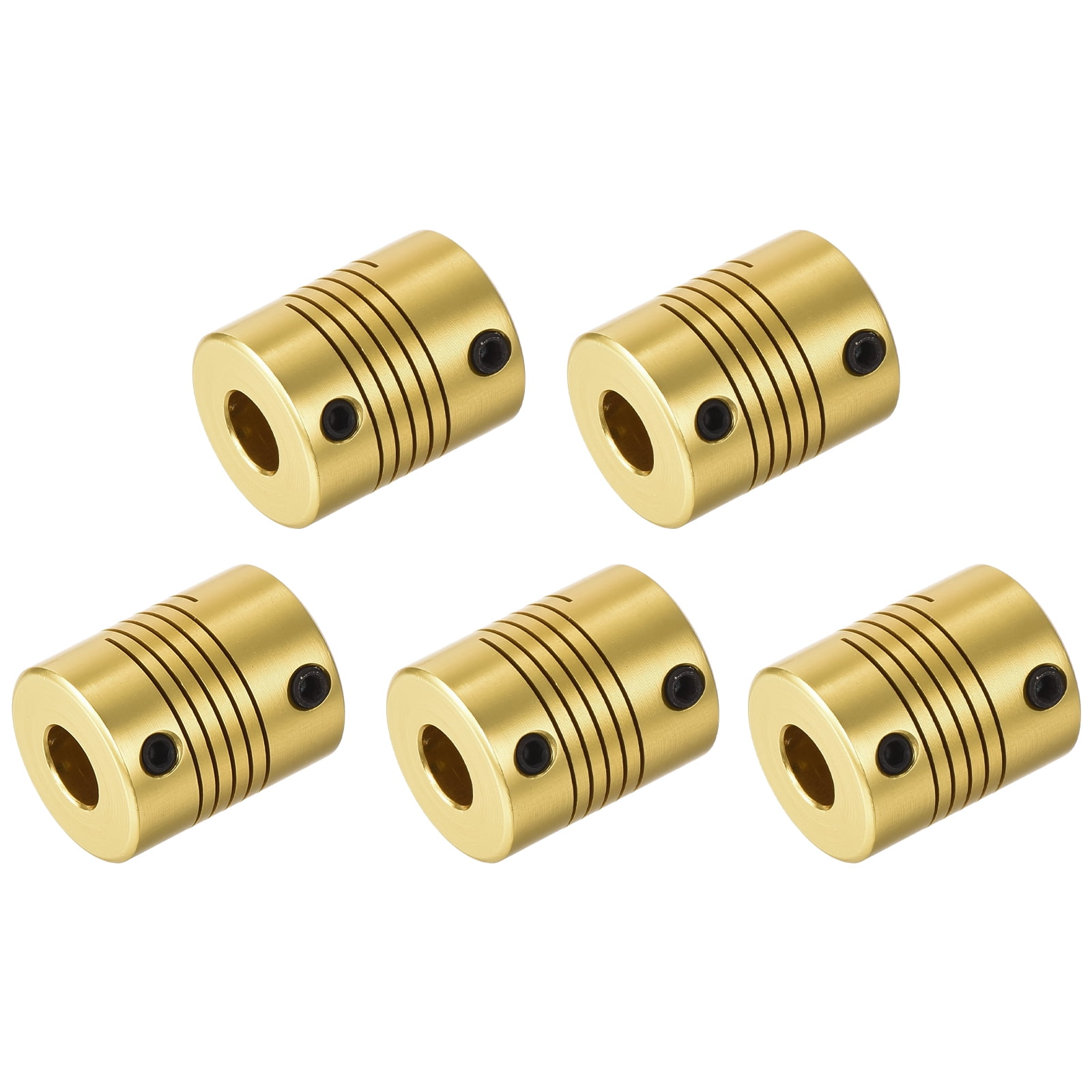 5 Pcs 5mm to 8mm Aluminum Alloy Shaft Coupling L25xD20 Flexible Coupler ...