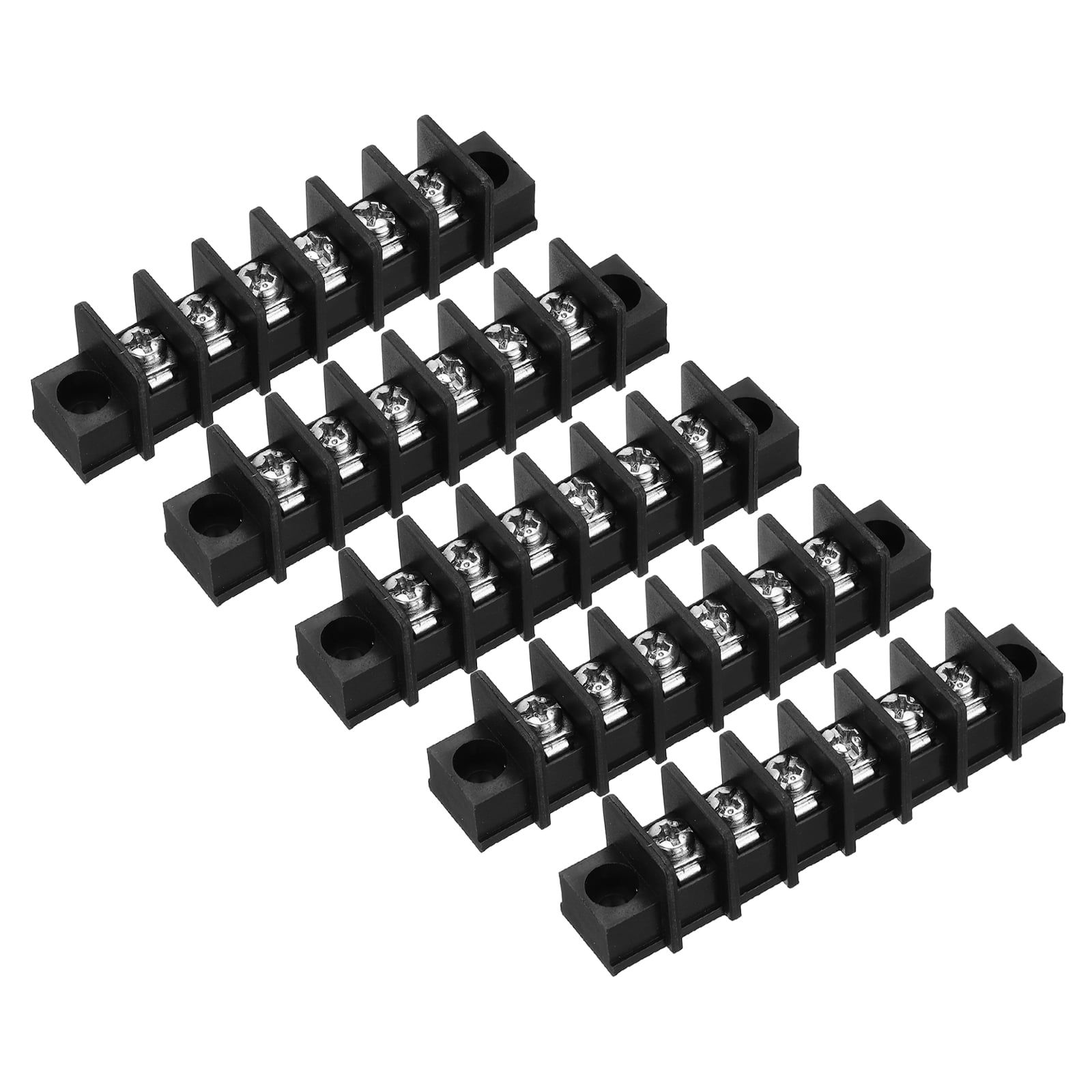 5 Pcs 6 Positions Terminal Block 300V 20A 9.5mm Pitch Single Rows 6 ...