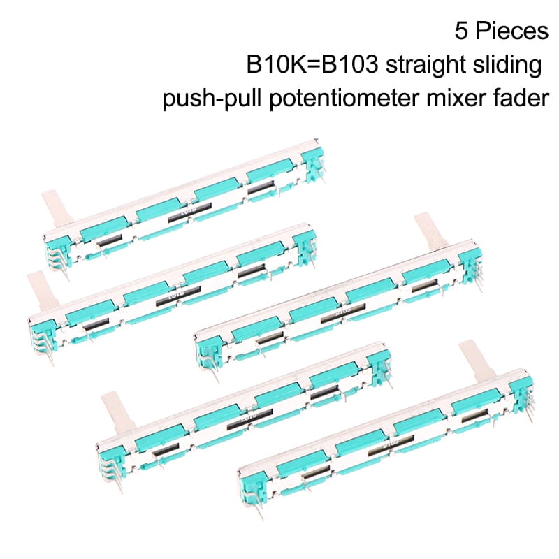 5 Pcs 75 MM Double B10K Original B10KX2 Behringer Pot Mixer Fader ...