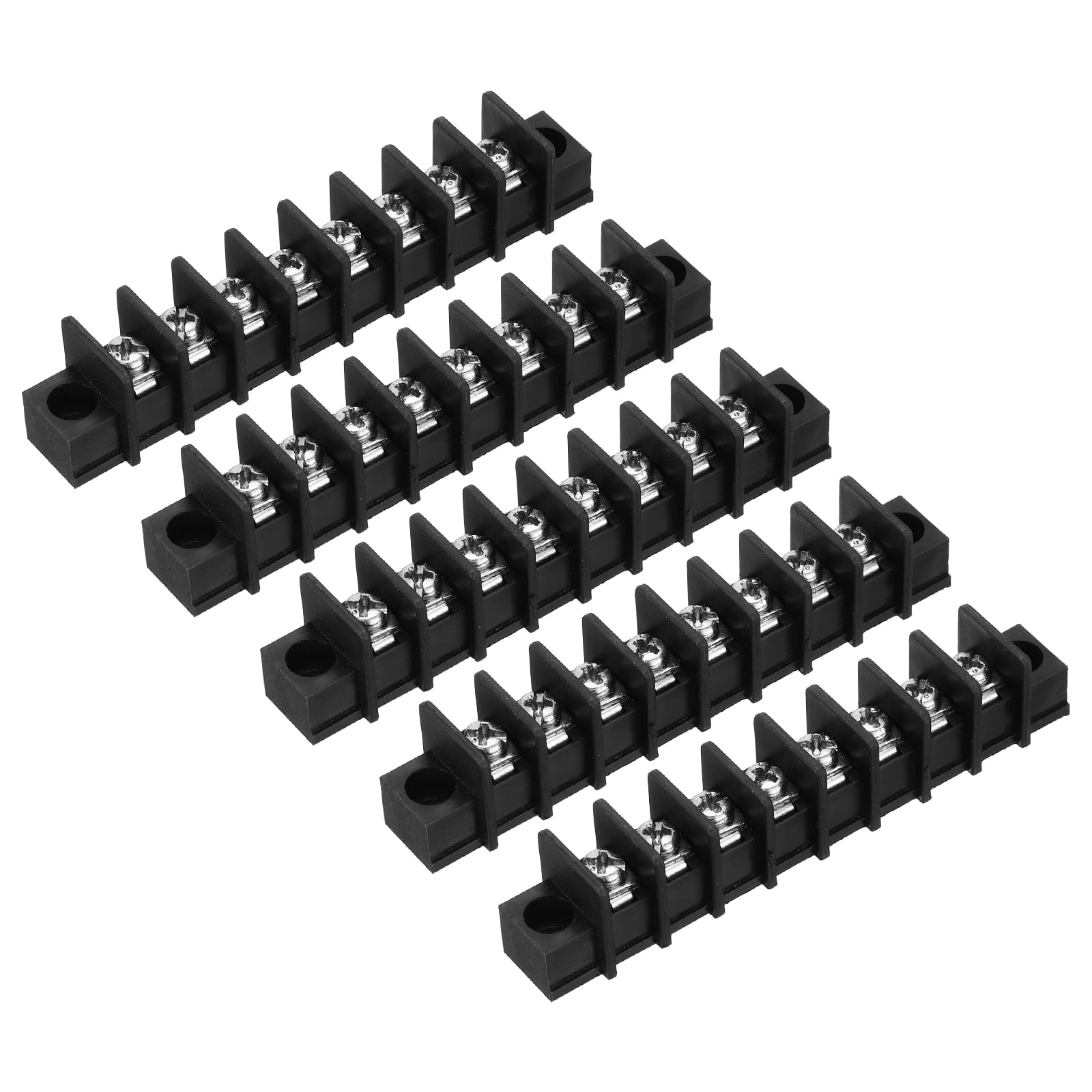 5 Pcs 8 Positions Terminal Block 300V 20A 9.5mm Pitch Single Rows 8 ...