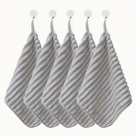 5-Pcs/9-Pcs/16-Pcs Luxurious Soft Hand Towels - Random Colors - Super ...