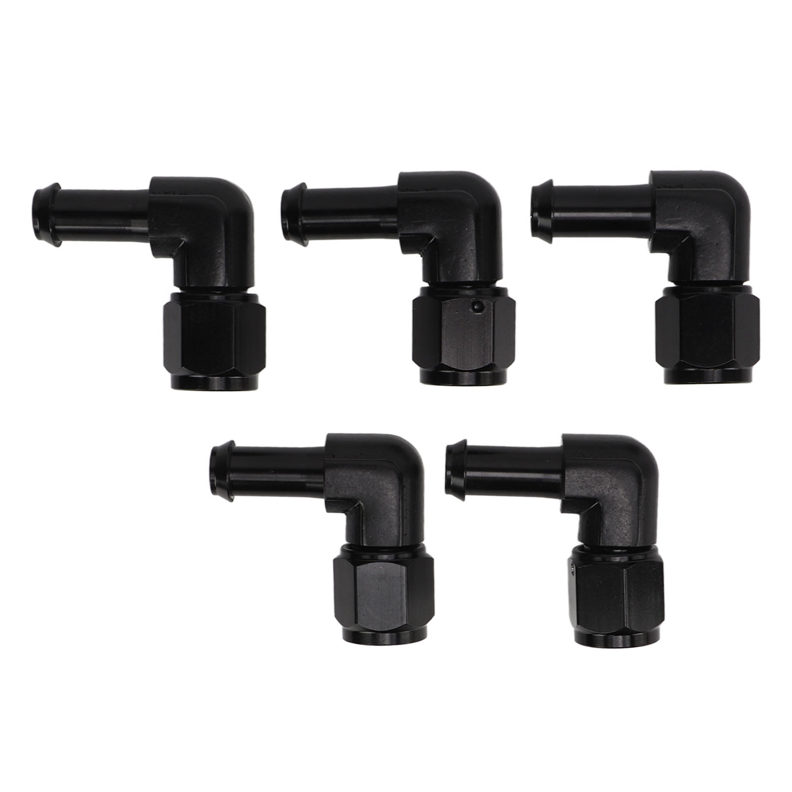5 Pcs 90 Degree Fuel Line Fitting Adapter Leakage Prevention 6AN Female ...