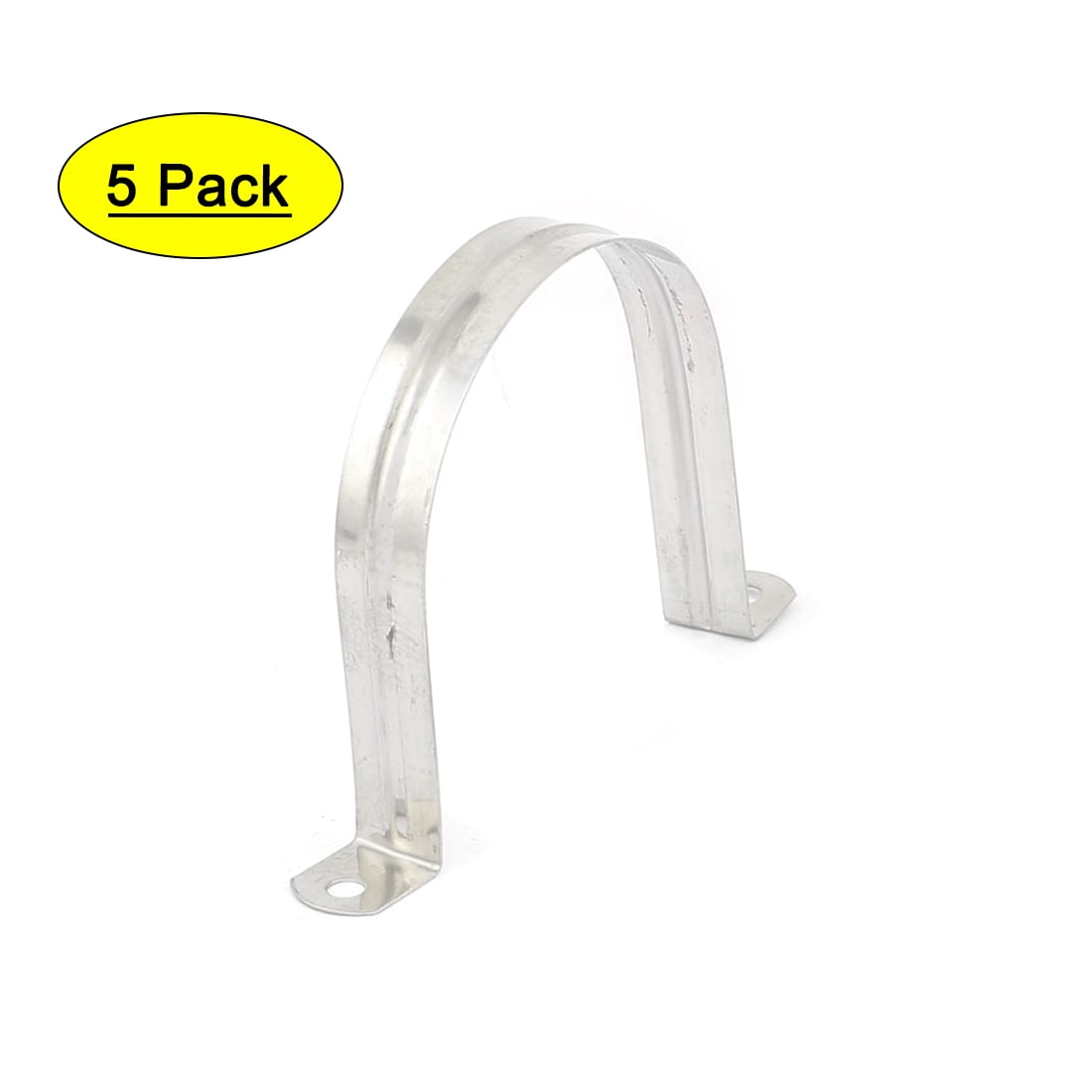 5 Pcs 90mm Diameter Stainless Steel U Shaped Saddle Clamp Tube Pipe ...