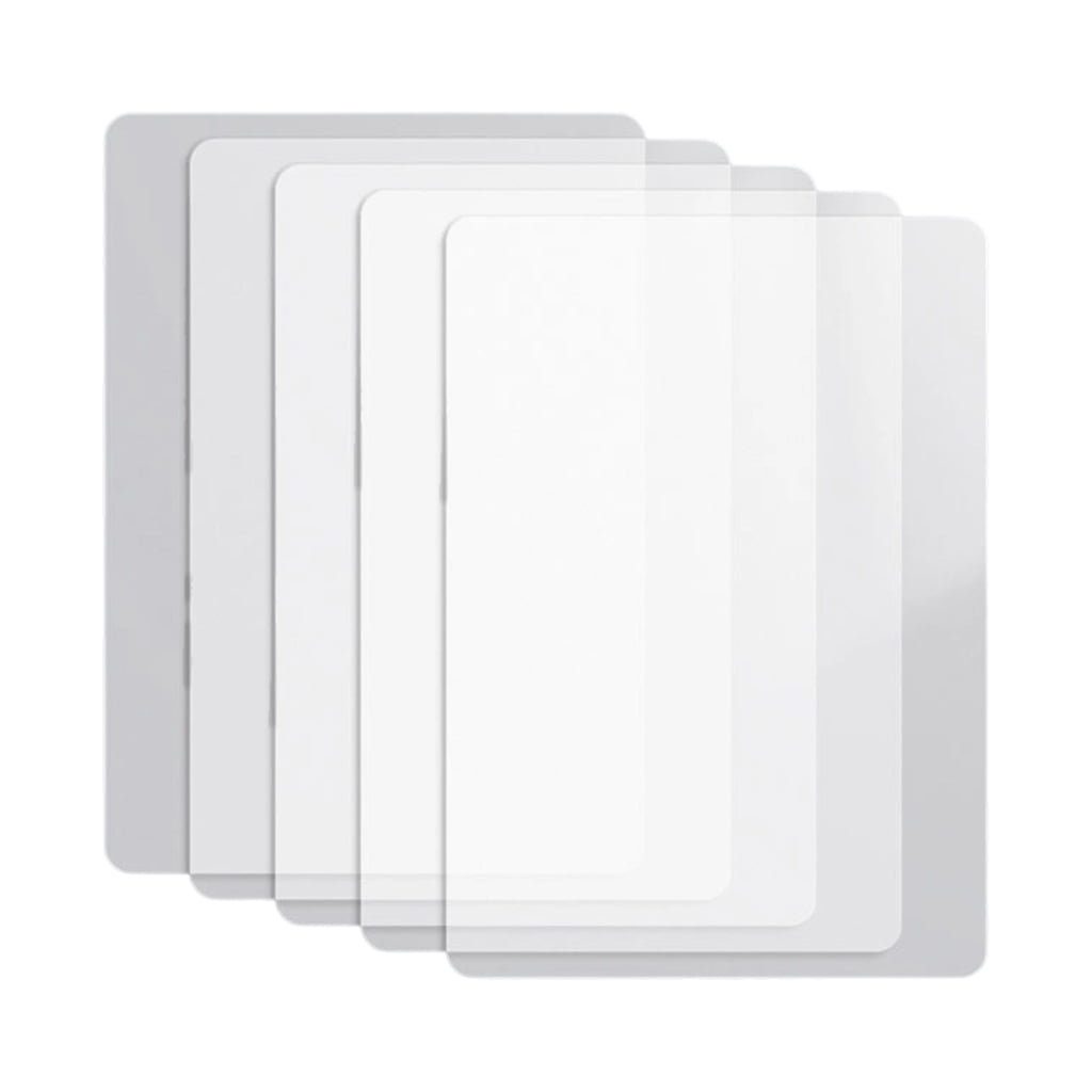 5 Pcs A3 A4 Clear Writing Pad Plastic Writing Mats Portable Exam Board ...