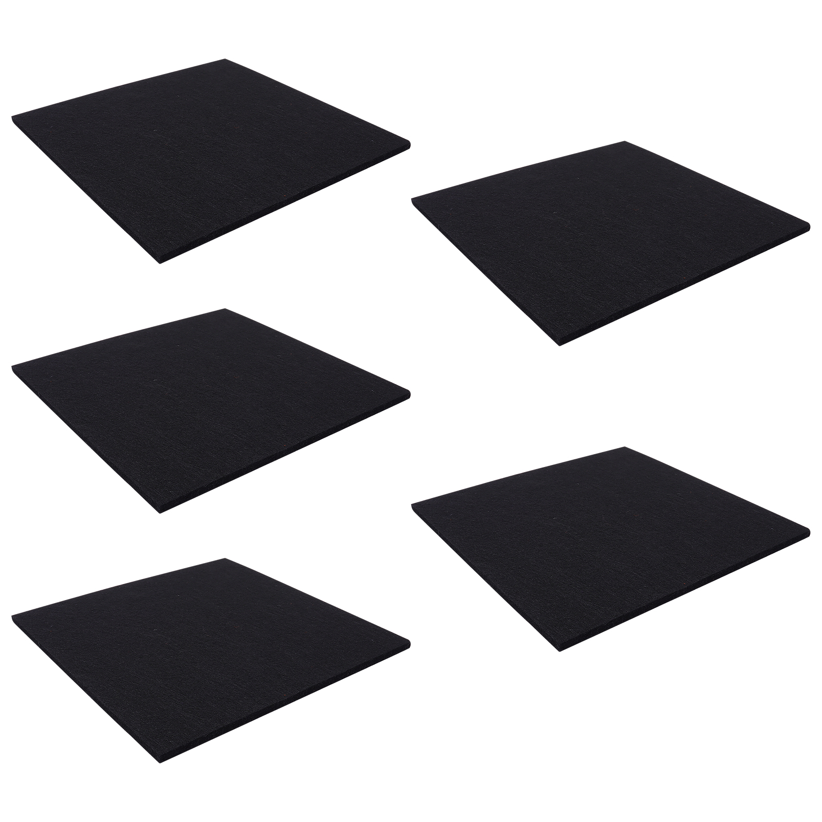 5 Pcs Acoustic Panel Board Felt Panel Home Acoustic Wall Soundproofing ...