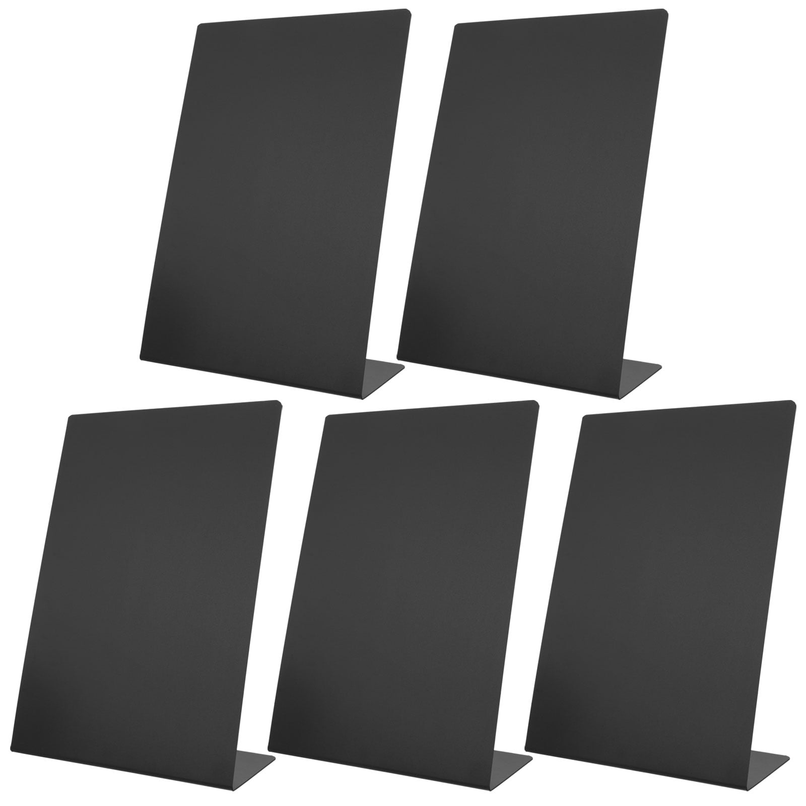 5 Pcs Acrylic Desk Signs Mini Tabletop Chalkboard Booth Display Banquet ...