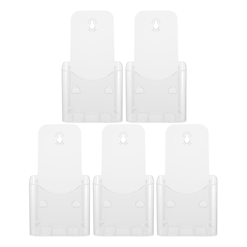 COMPUKAS Clear Acrylic Wall File Organizer for A4 Size Paper Display ...