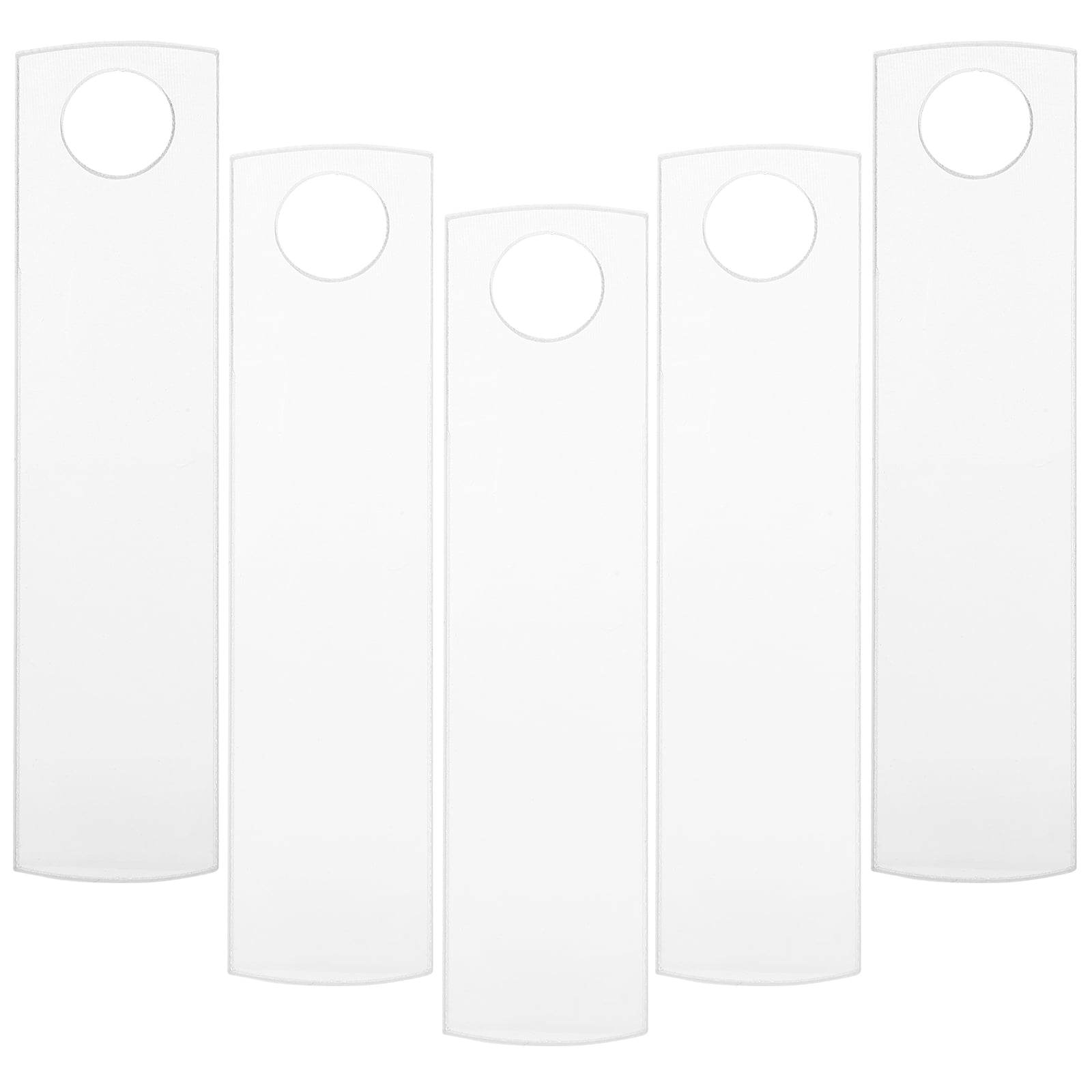 5 Pcs Durable Acrylic Tumbler Name Tag Labels - DIY Blank Plate with ...