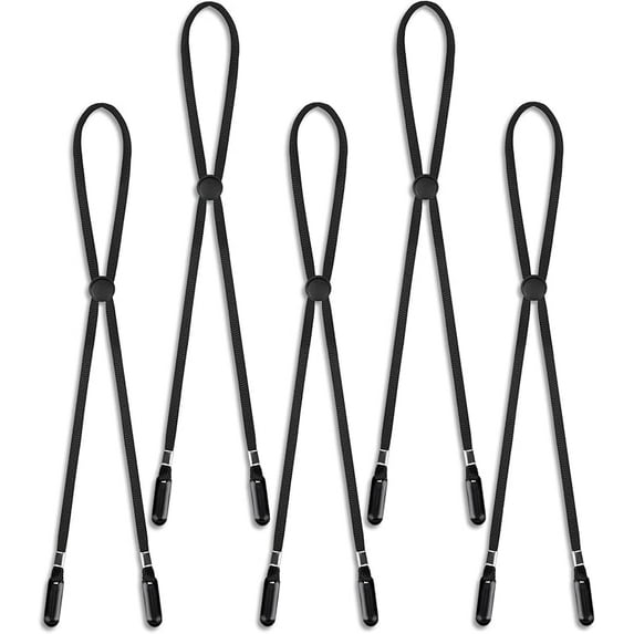5 Pcs Adjustable Hat Strap Clips Elastic Hats Removable Chin Cord ...