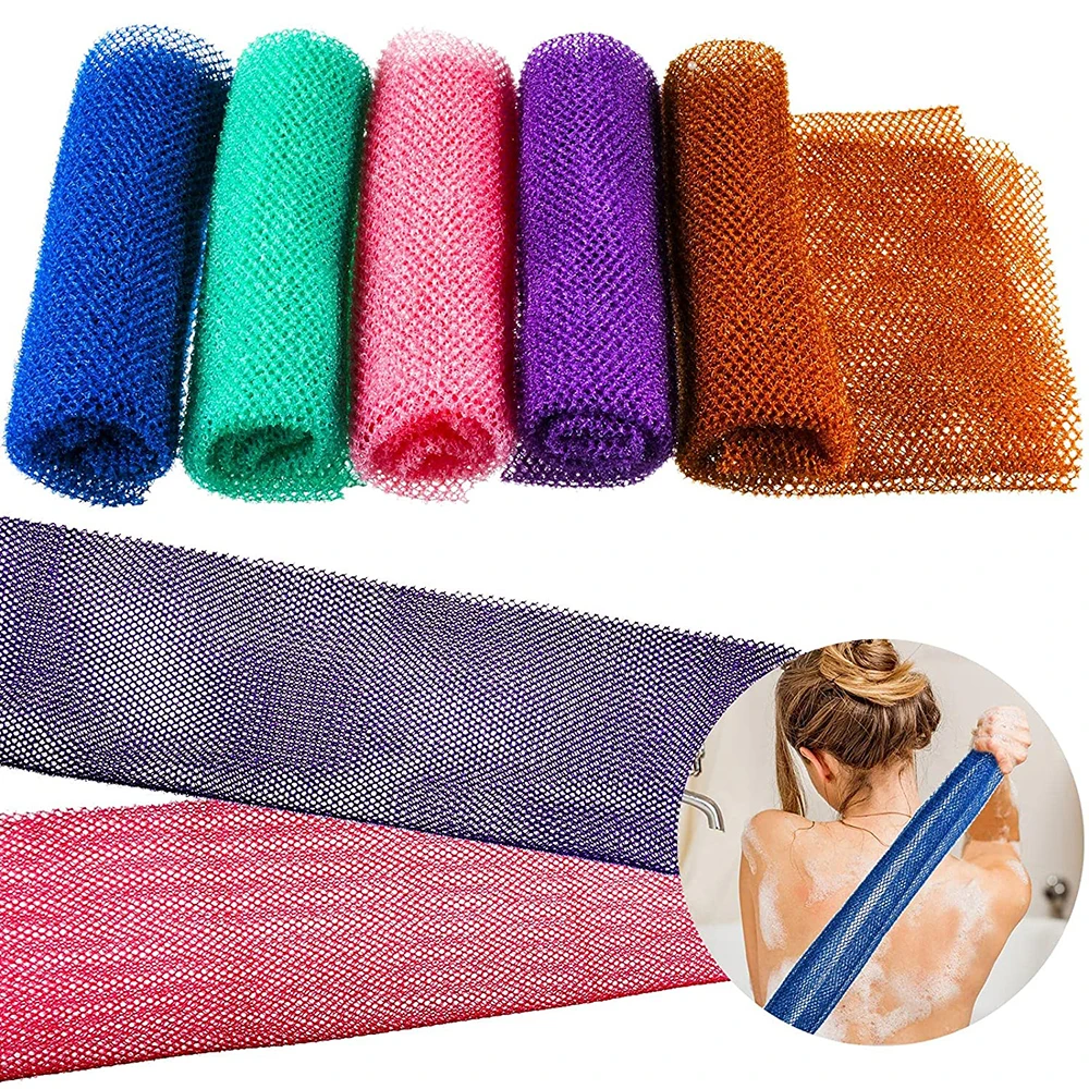 5 Pcs African Net Sponge, African Long Net Bathing Sponge, Bath ...