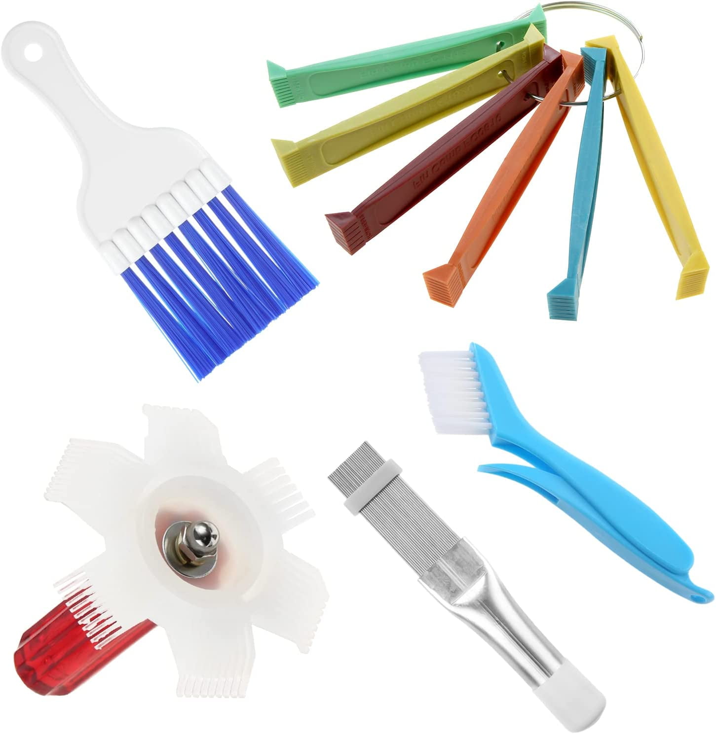 5 Pcs Air Conditioner Cleaning Tools Kit with Condenser Fin ...