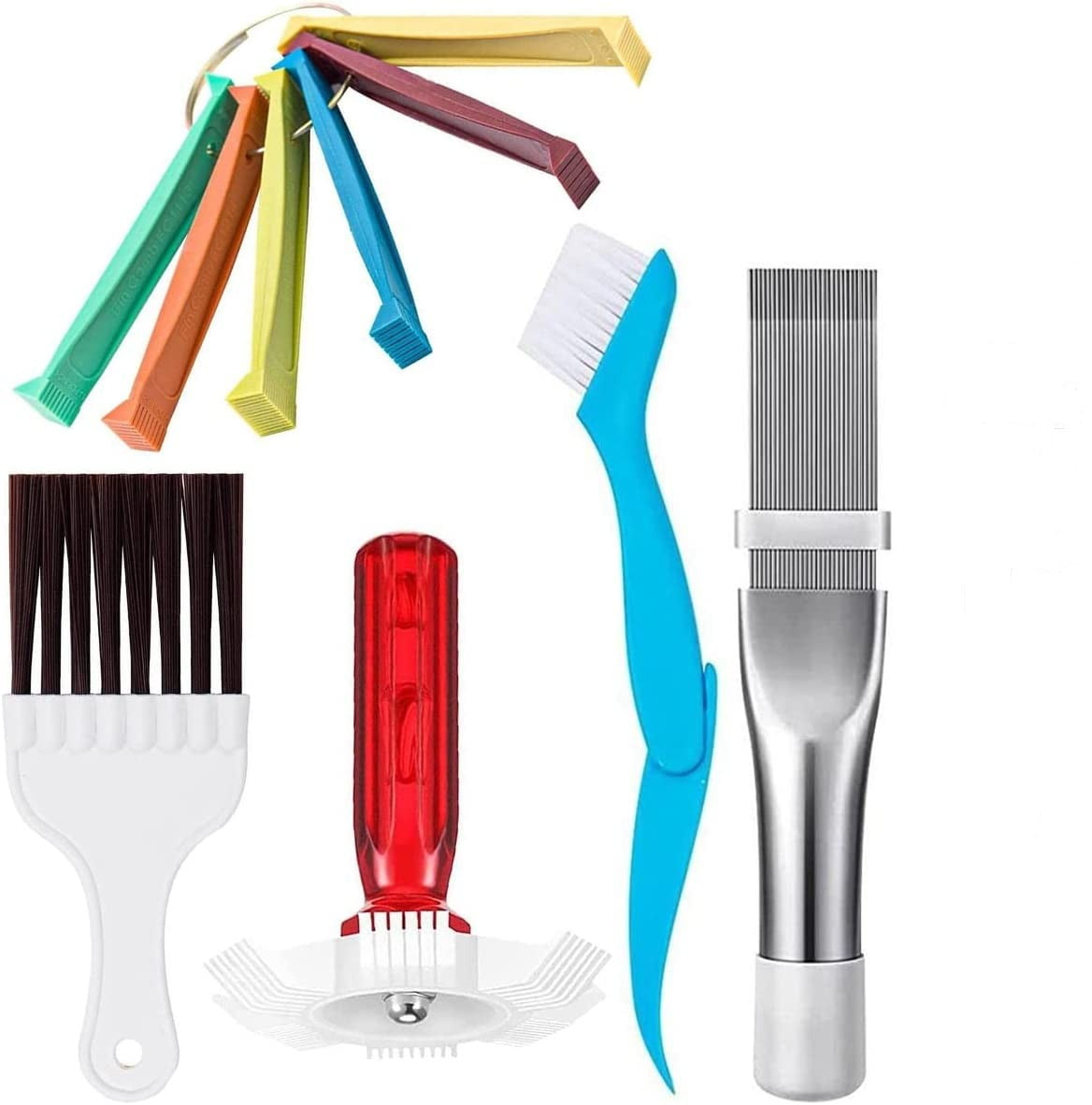 5 Pcs Air Conditioner Fin Cleaner Set 3 Different Ac Fin Comb Condenser ...
