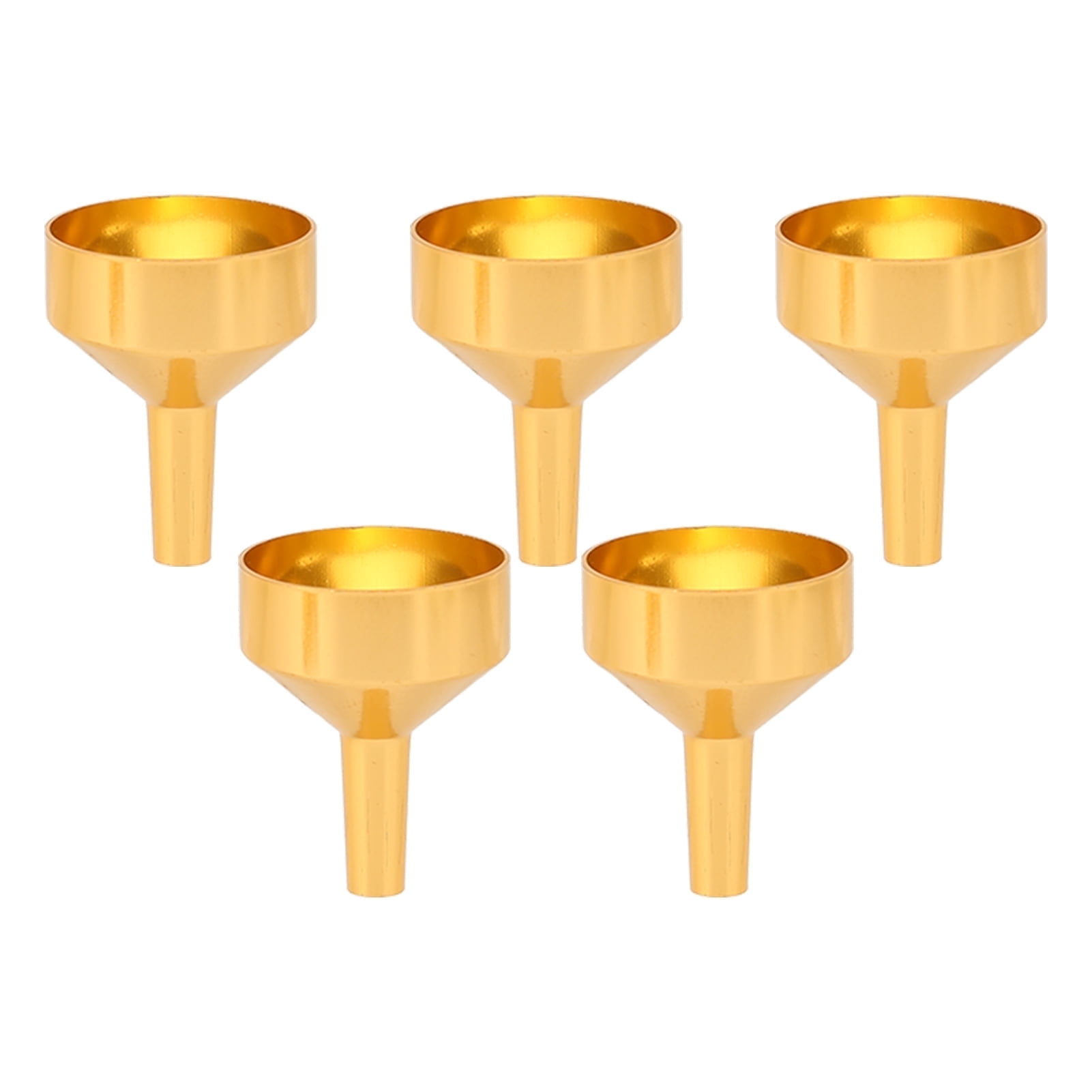 5 Pcs Alloy Mini Funnel, Small Essential Oil Funnel for Filling Small ...