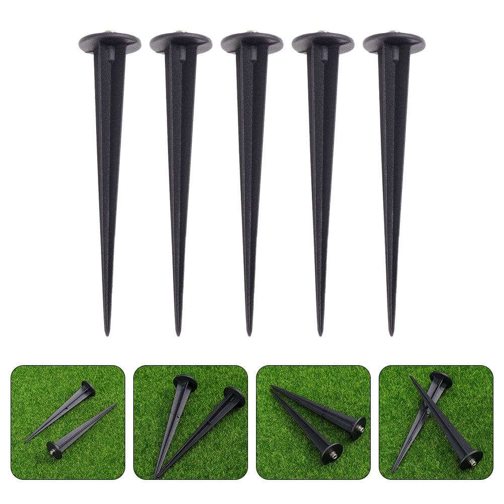 5 Pcs Aluminum Ground Spike Rust Resistant Landscape Light Ground Spike ...